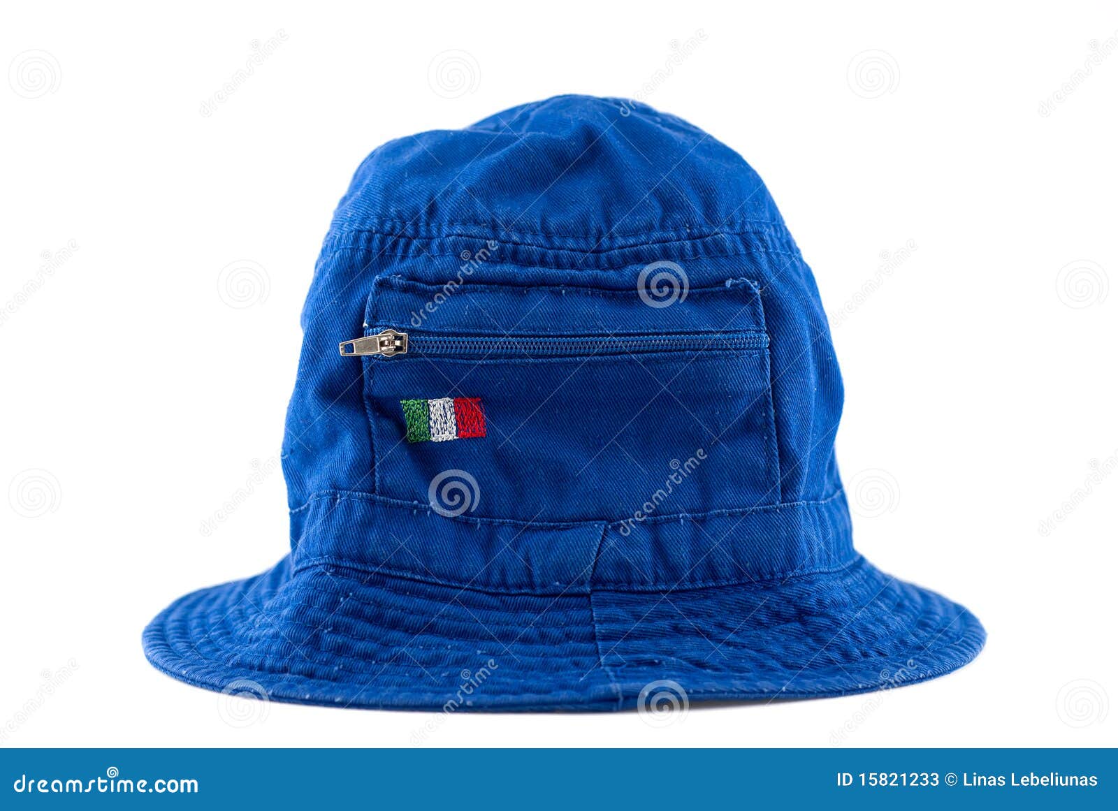 Blue italian cap stock image. Image of blue, single, textured - 15821233