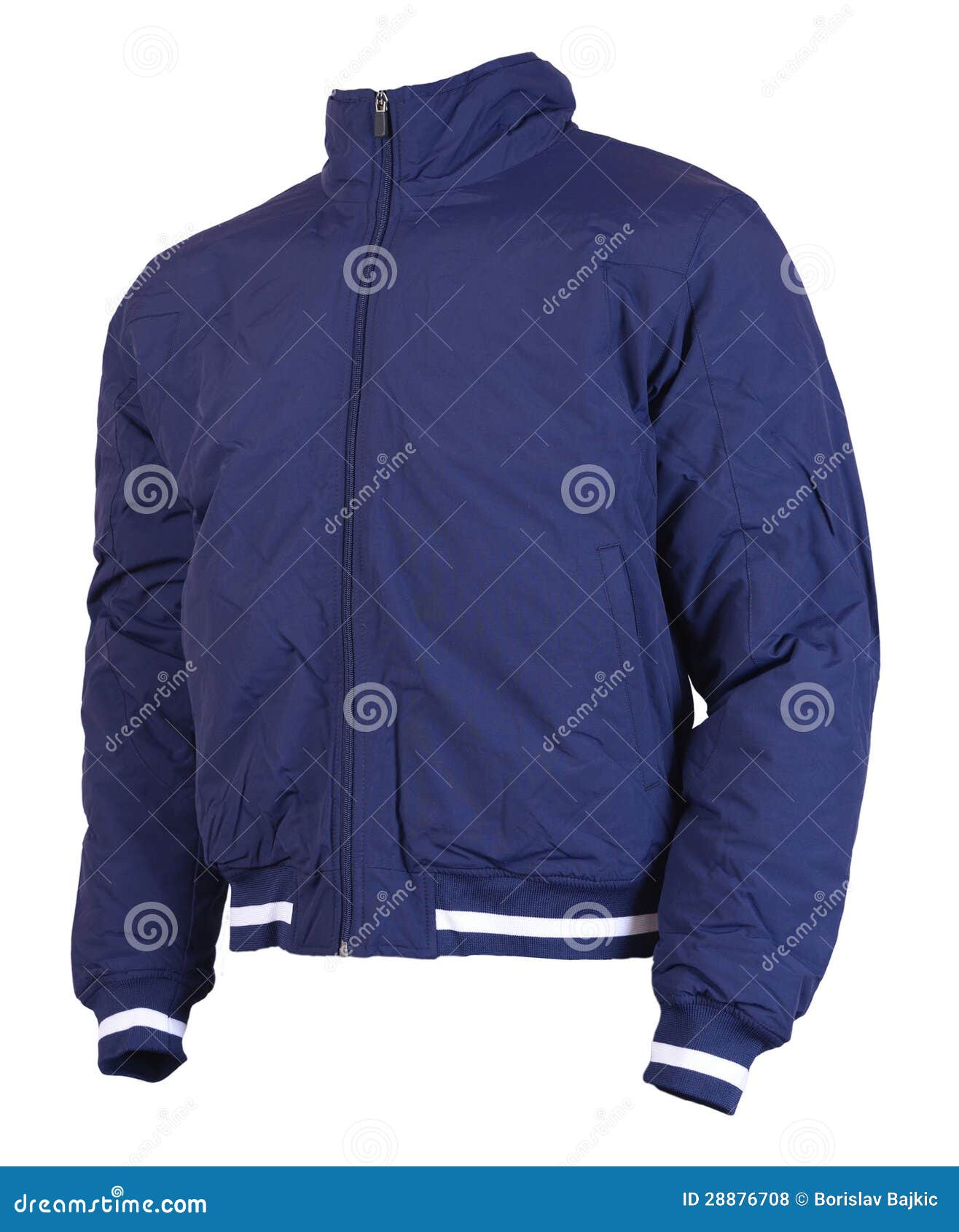Blue jacket stock photo. Image of white, apparel, fashion - 28876708