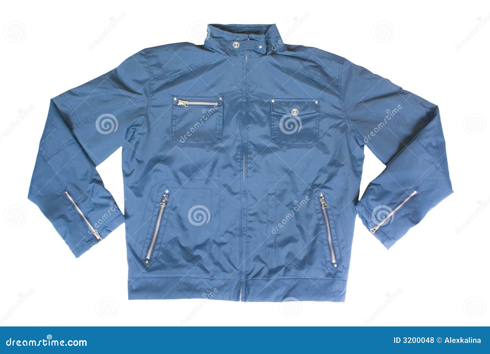 Blue jacket stock photo. Image of merchandise, fashion - 3200048