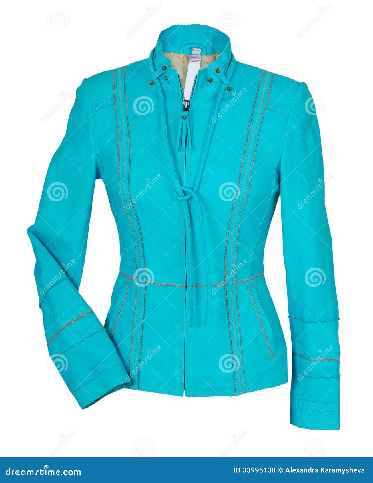 Blue jacket stock photo. Image of fall, coat, color, apparel - 33995138