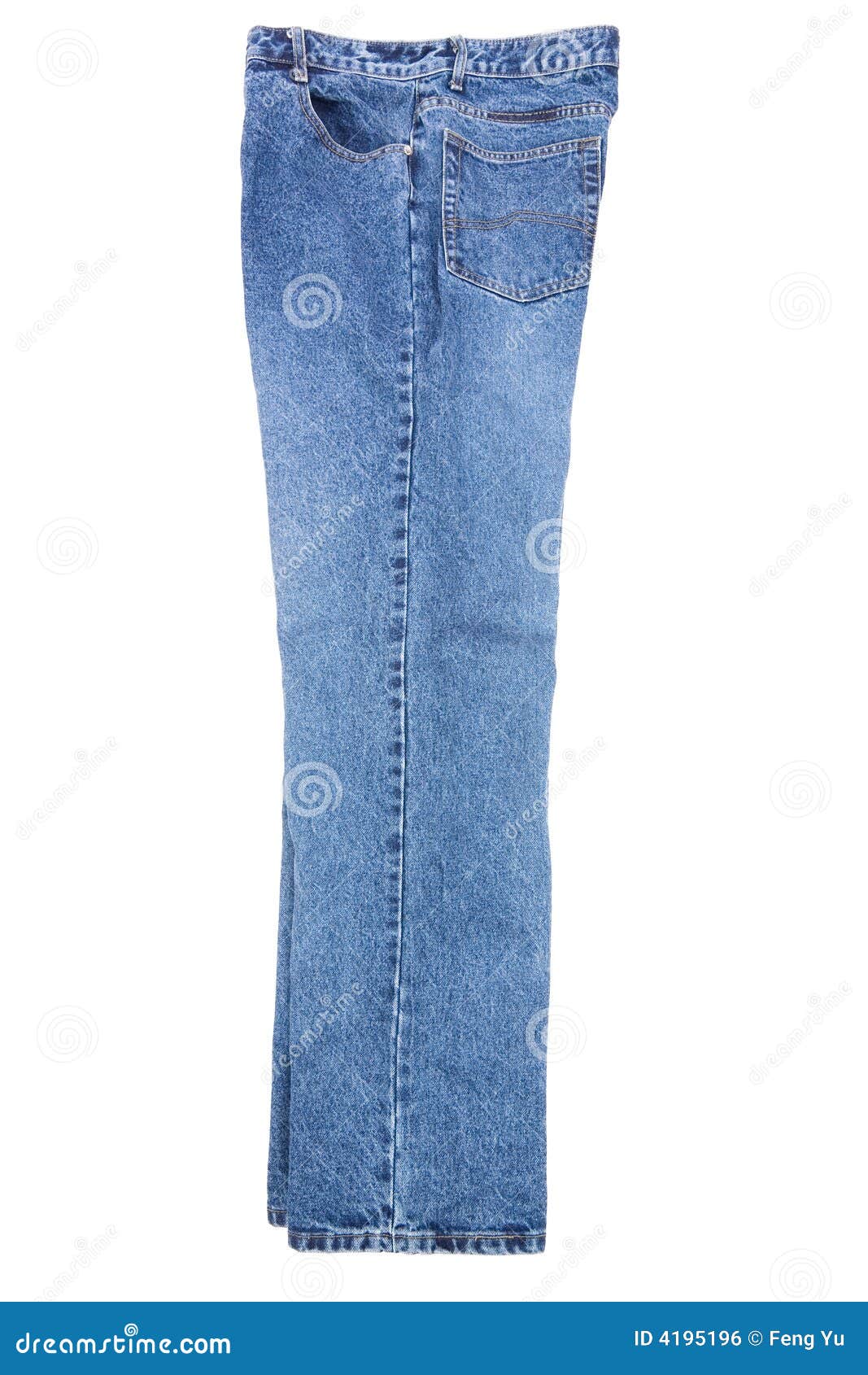 Blue jean stock photo. Image of pocket, blue, jeans, cotton - 4195196