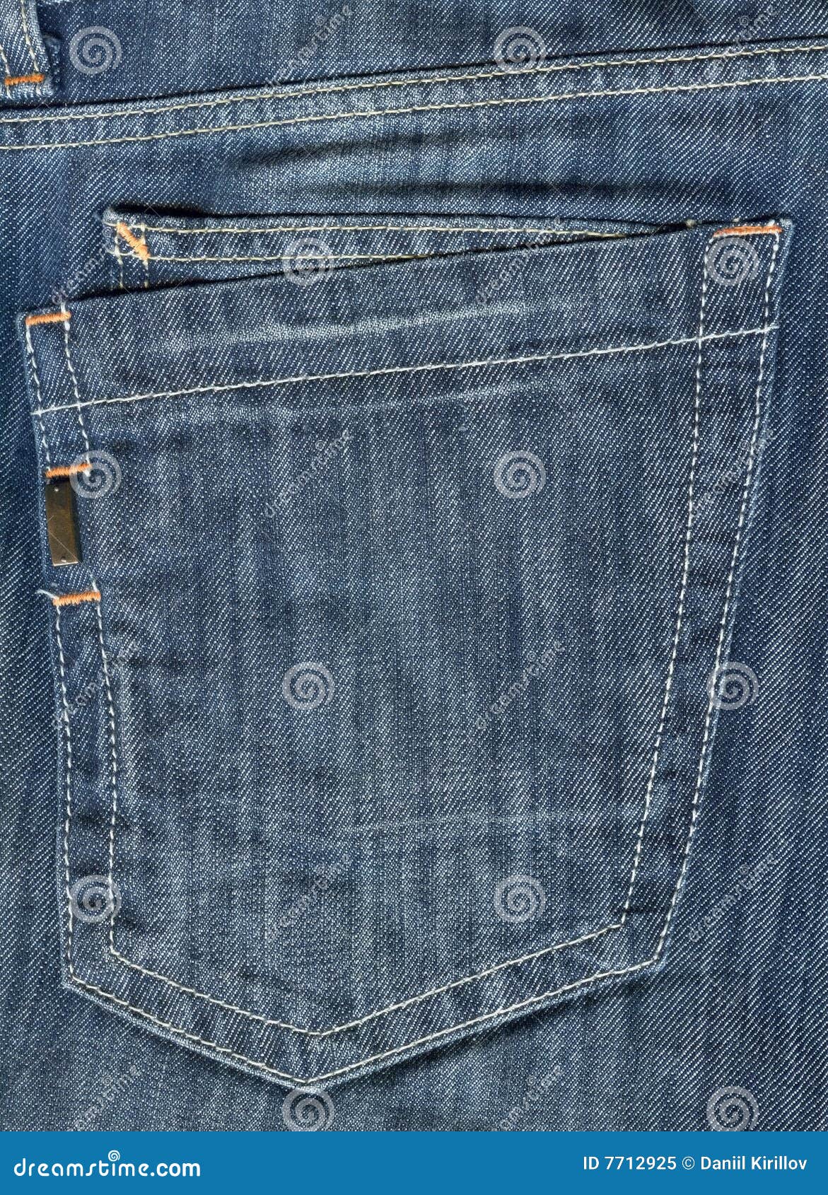 Blue jean pocket stock image. Image of abstract, jean - 7712925