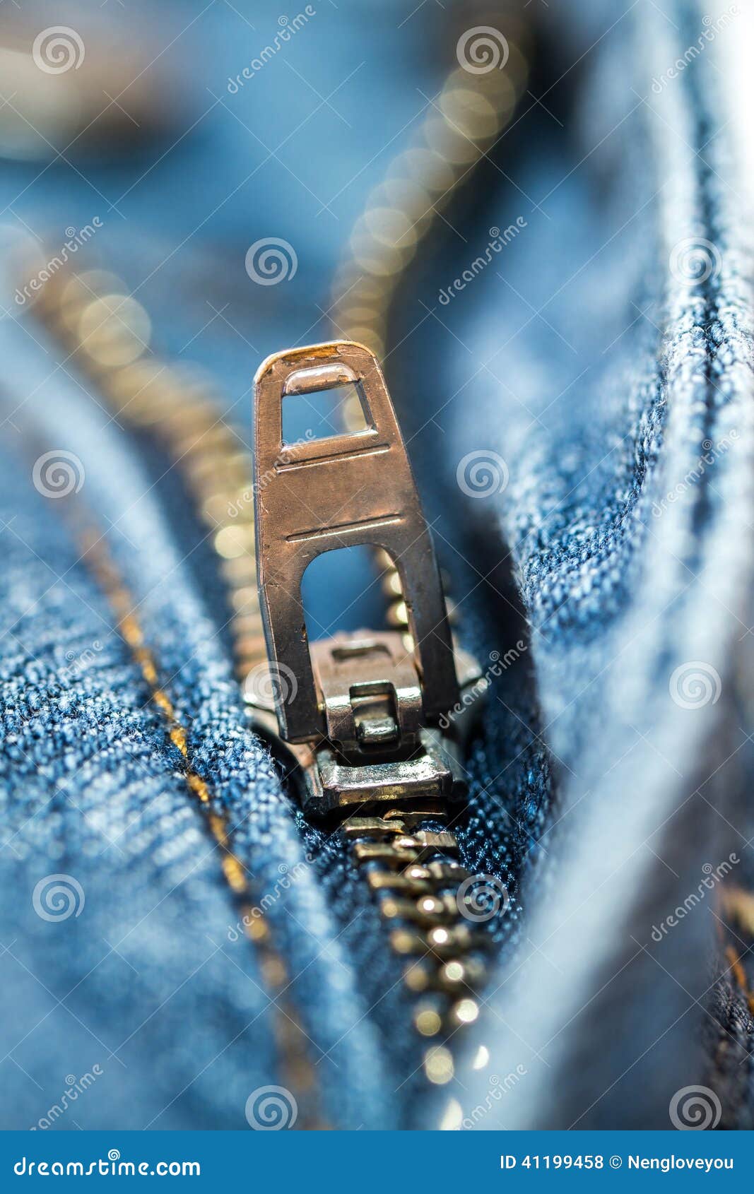Blue Jean zipper stock photo. Image of closure, black - 41199458