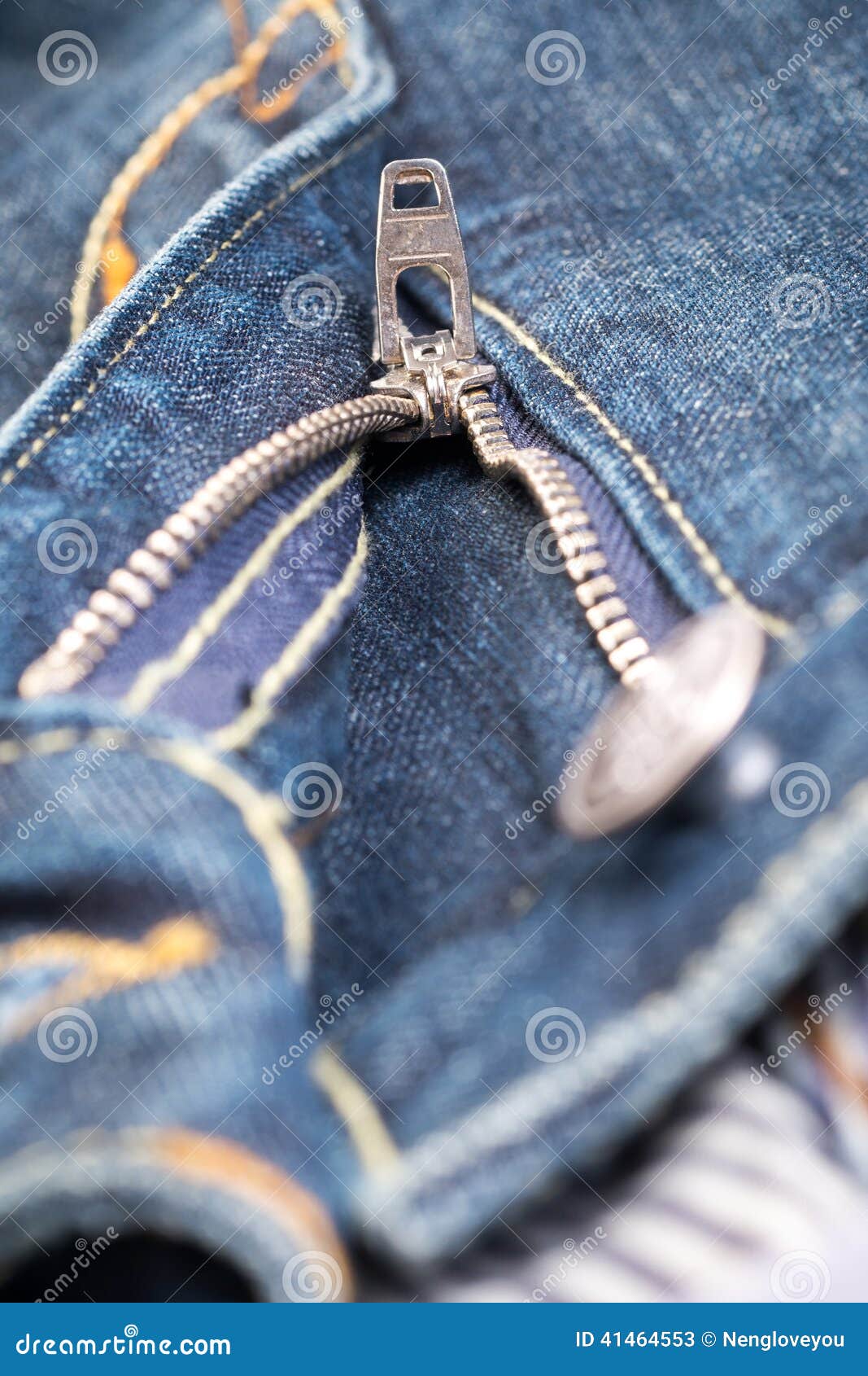 Blue Jean zipper stock image. Image of background, show - 41464553