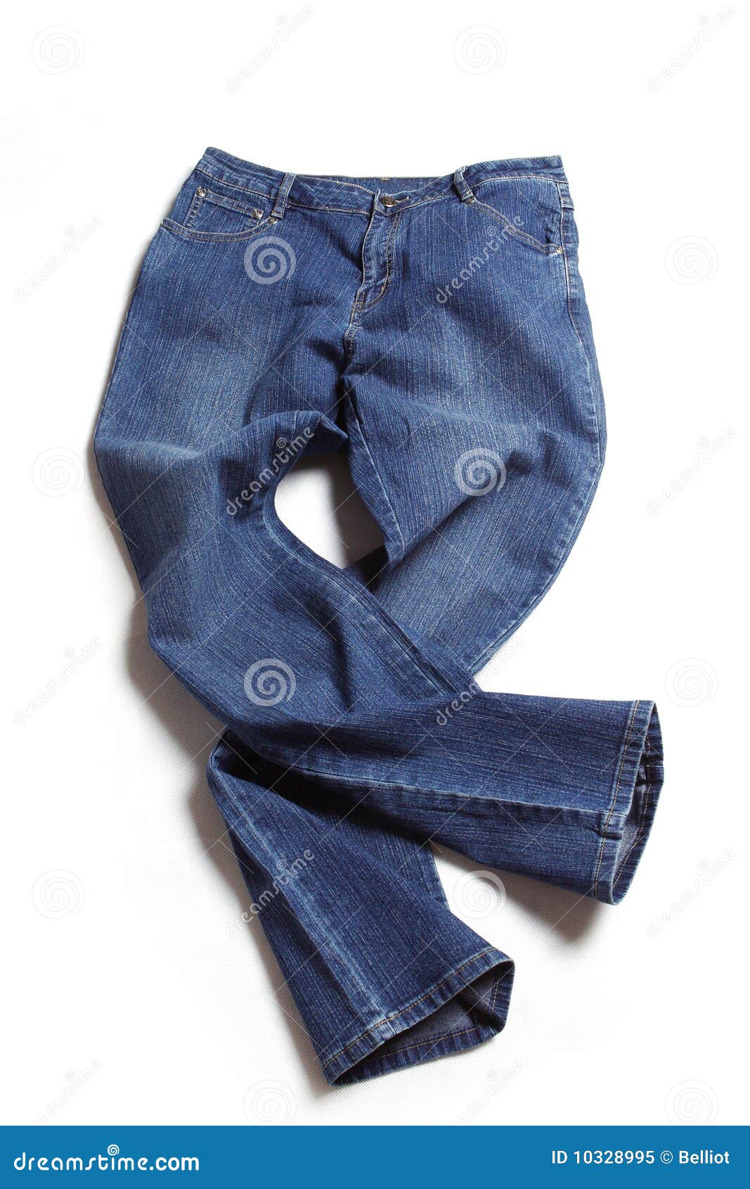 Blue Jeans stock image. Image of washed, cowboy, blue - 10328995