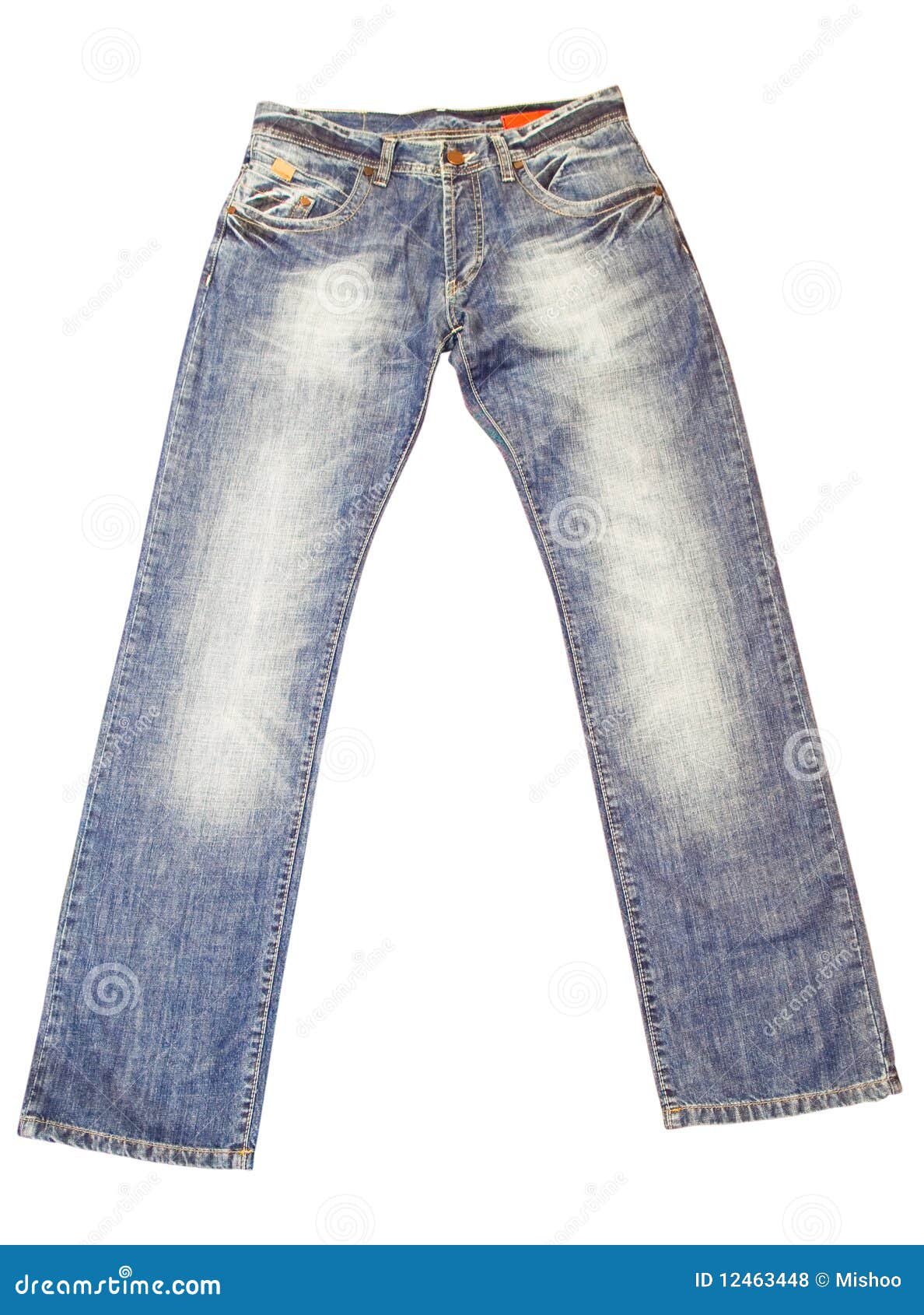 Blue jeans stock photo. Image of fashion, rivet, cotton - 12463448