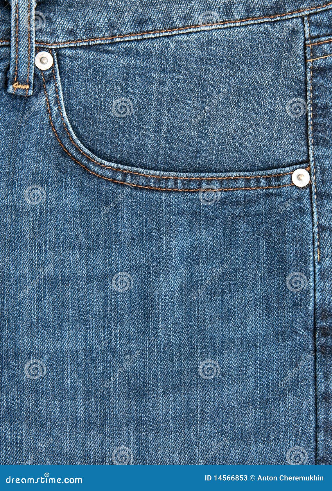 Blue jeans stock image. Image of closeup, cotton, denim - 14566853