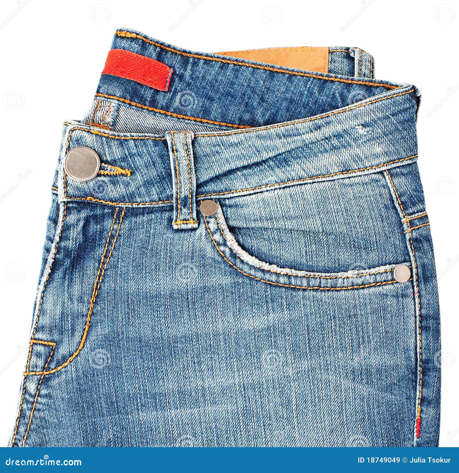 Blue jeans stock image. Image of clothing, color, cotton - 18749049