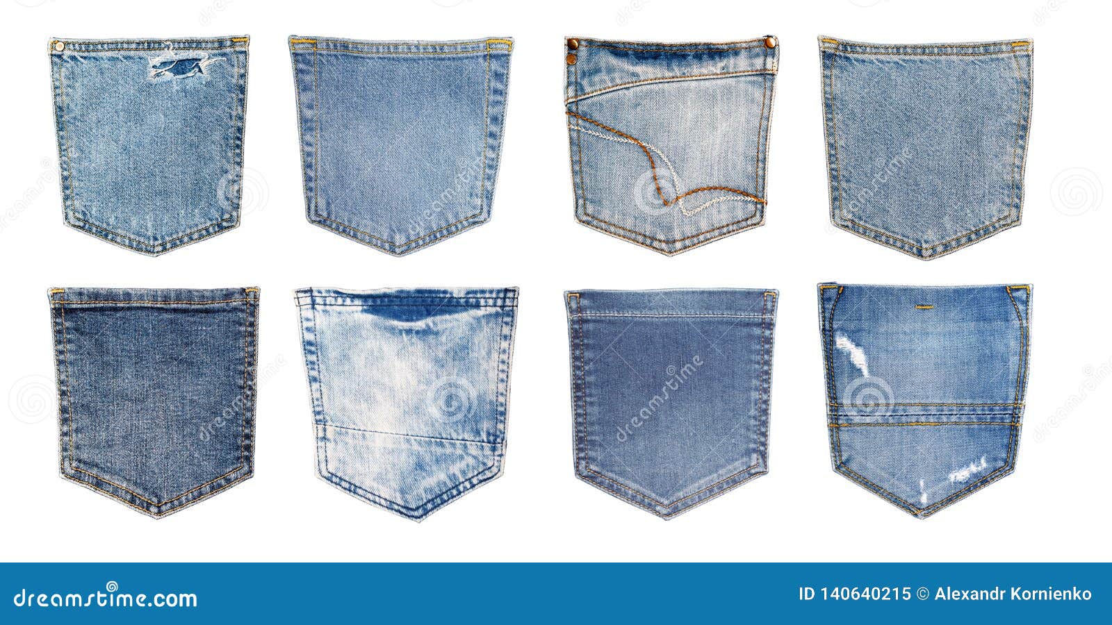 Blue Jeans Back Side Pocket Stock Image - Image of abstract, jean ...