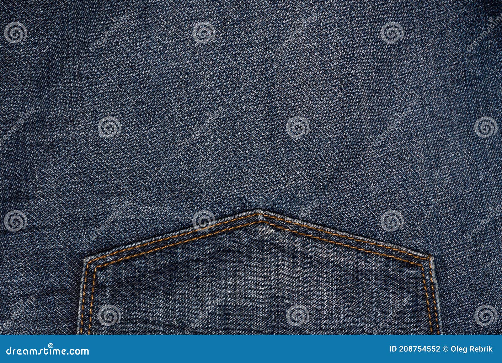 Blue Jeans Back View Fabric Structure Stock Photo | CartoonDealer.com ...