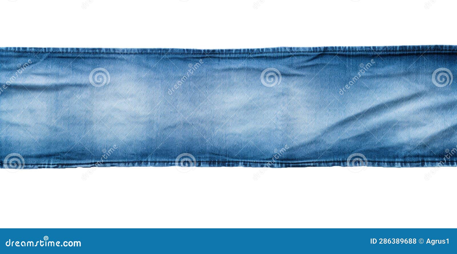 Blue Jeans Denim Fabric Banner. Created with Generative AI Stock ...