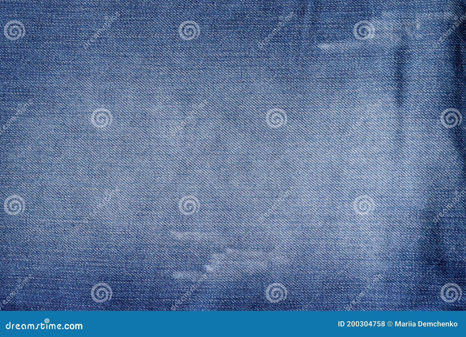 Blue Jeans Fabric Texture. Distressed Denim Background Stock Photo ...