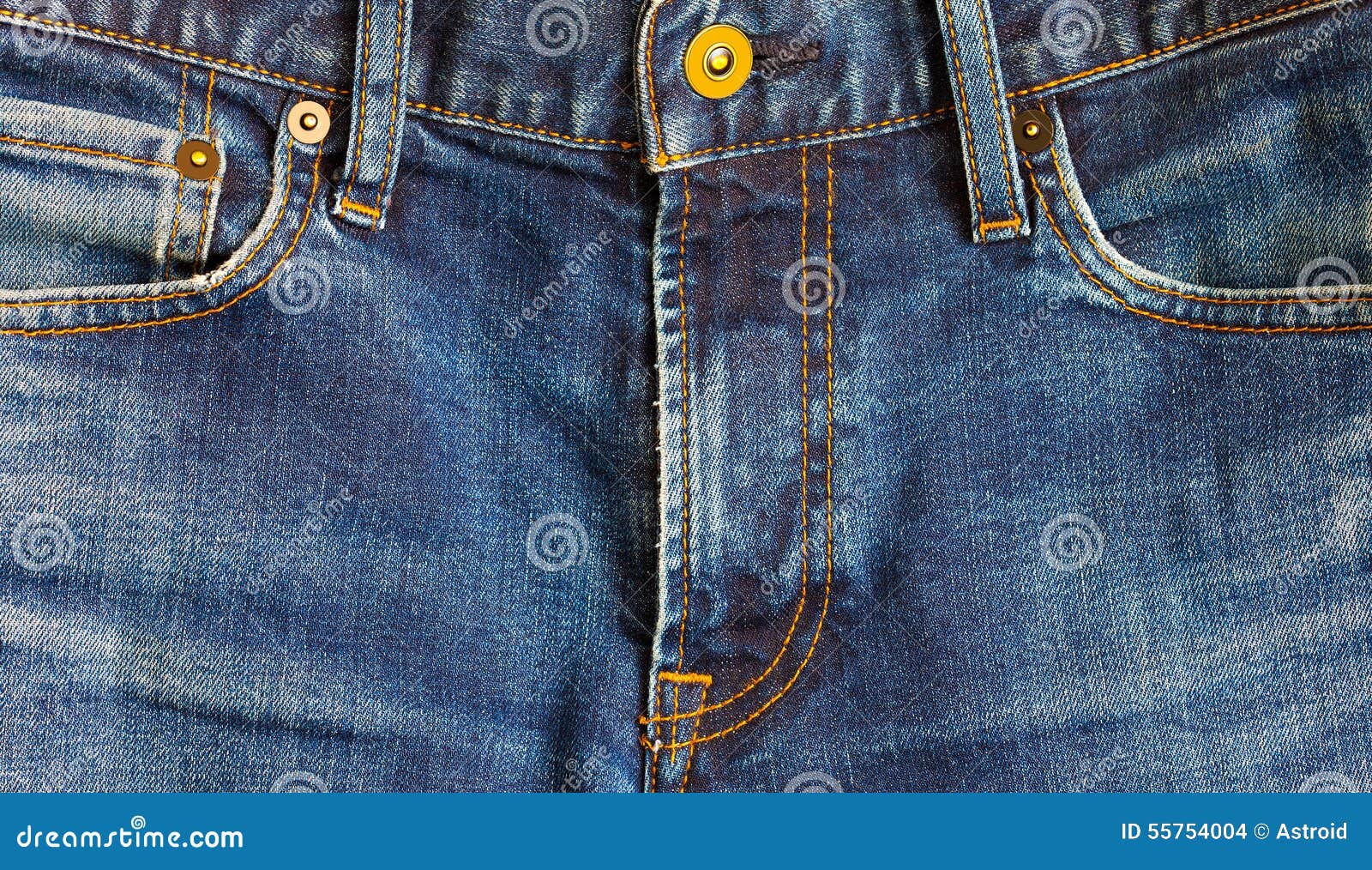 Blue jeans, front view stock photo. Image of instagram - 55754004