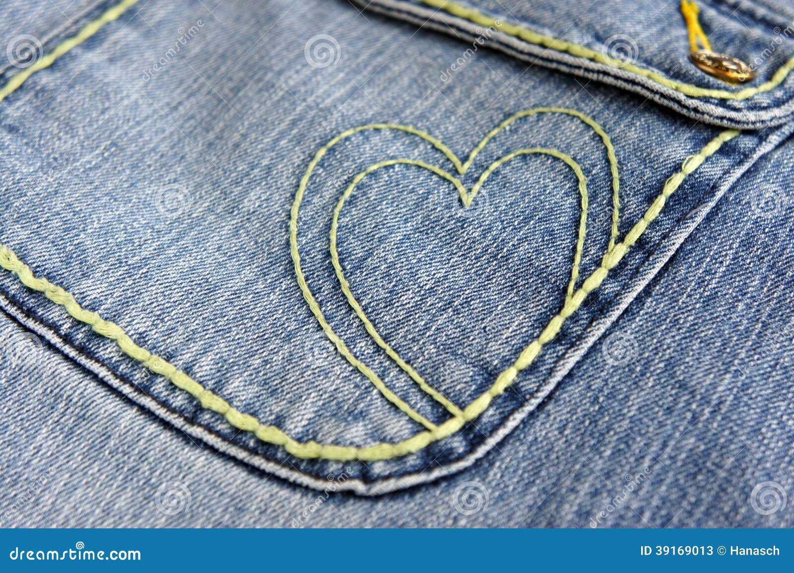 Blue jeans heart stock image. Image of country, canvas - 39169013