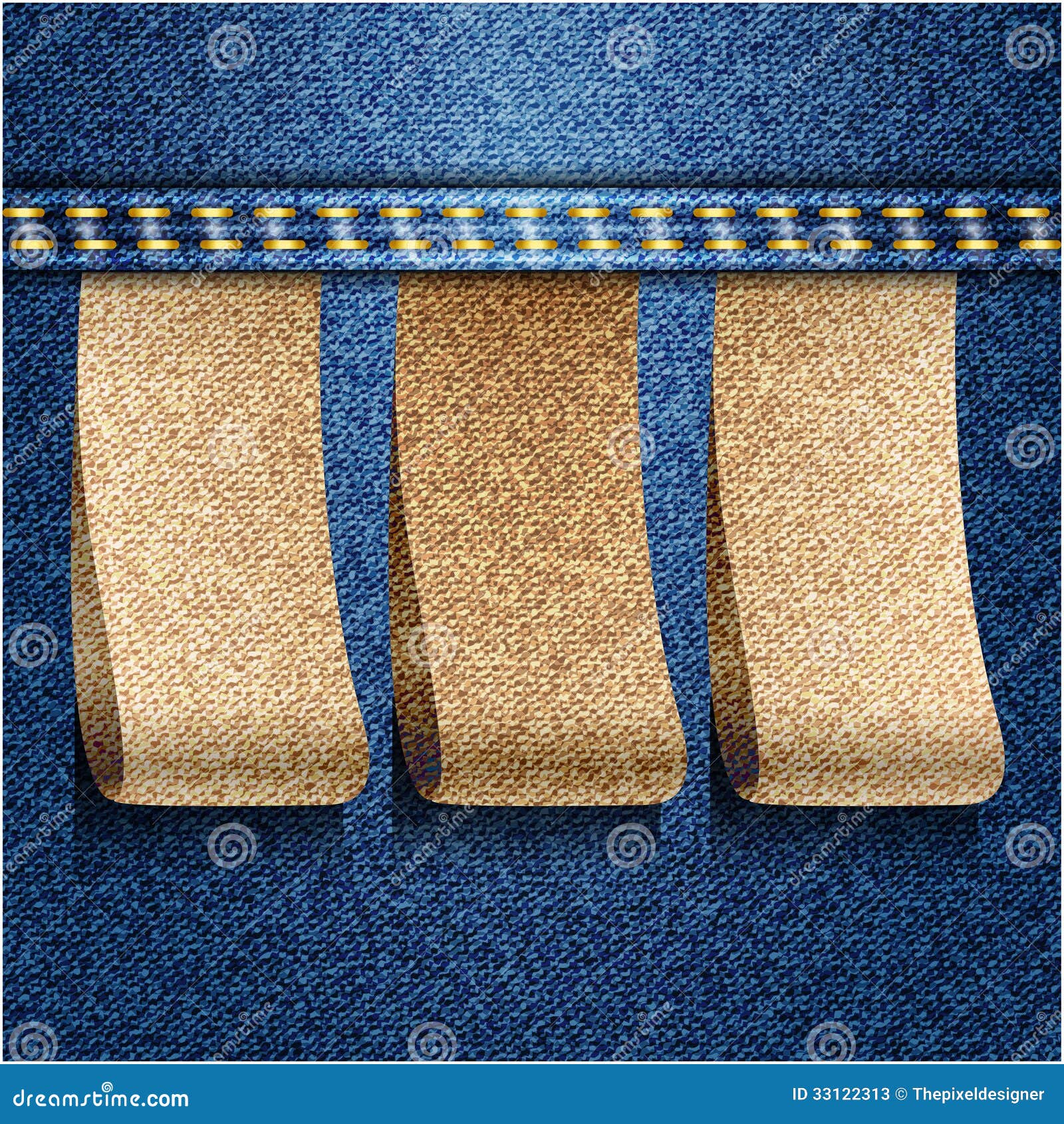 Realistic Denim Blue Jeans Texture. Background Stock Image ...