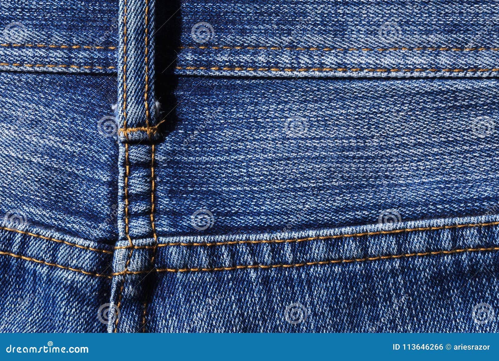 Blue Jeans Texture Back Side Stock Photo - Image of cotton, dark: 113646266