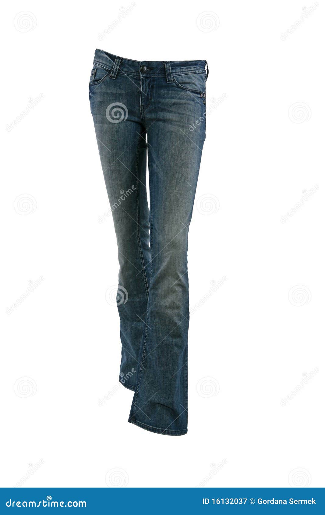 Blue jeans trousers stock image. Image of dark, cloth - 16132037