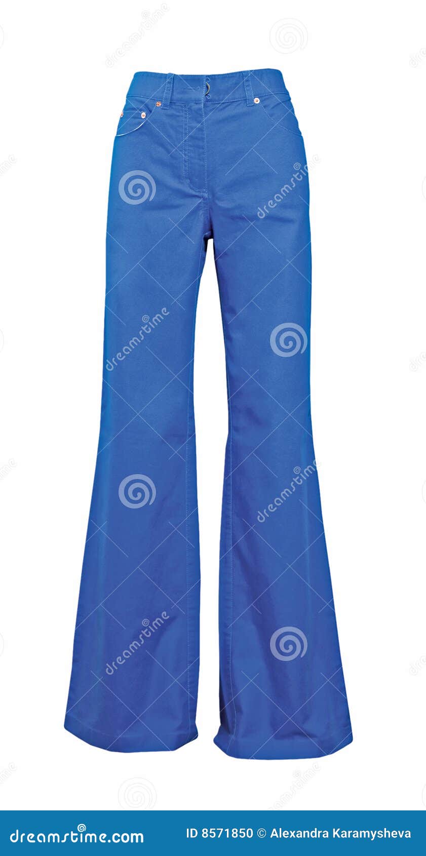 Blue jeans trousers stock photo. Image of designer, drape - 8571850