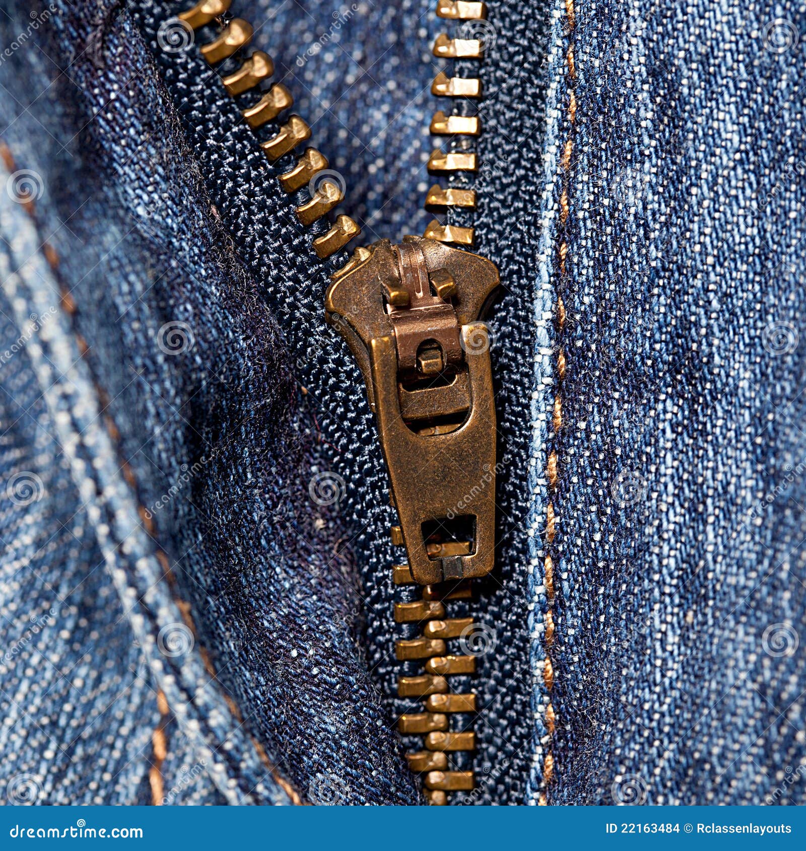 Blue Jeans Wavy with Zipper Stock Photo - Image of bags, tissue: 22163484