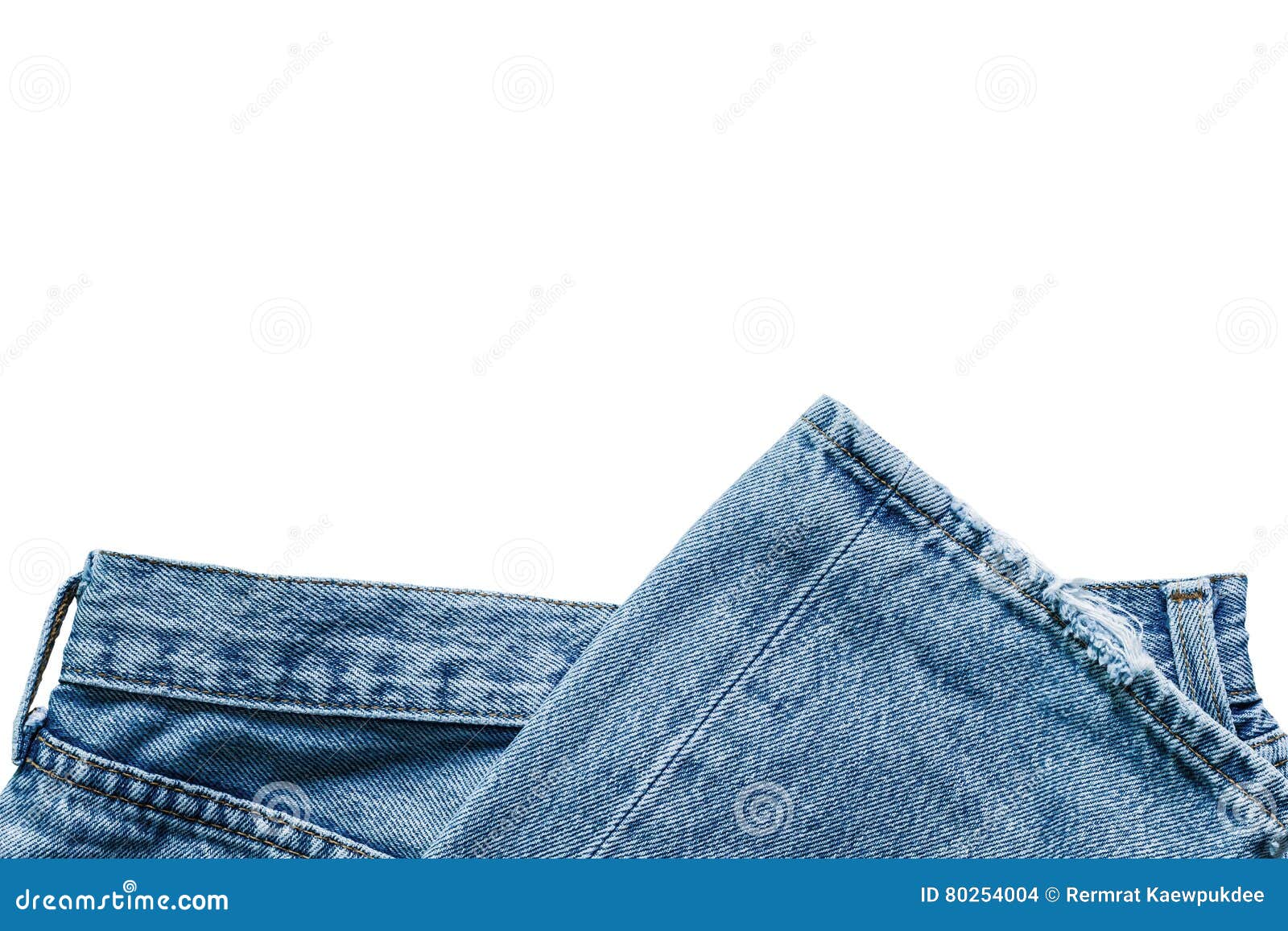 Blue Jeans on White Background. Stock Photo - Image of dress, denim ...