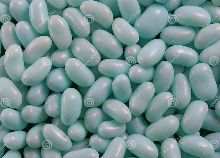 Blue jelly beans stock photo. Image of easter, single - 3855636