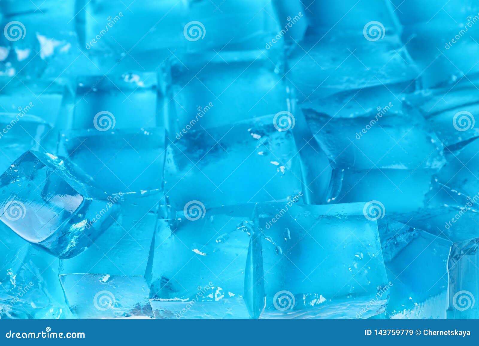 Blue Jelly Cubes As Background Stock Image - Image of delicious, piece ...