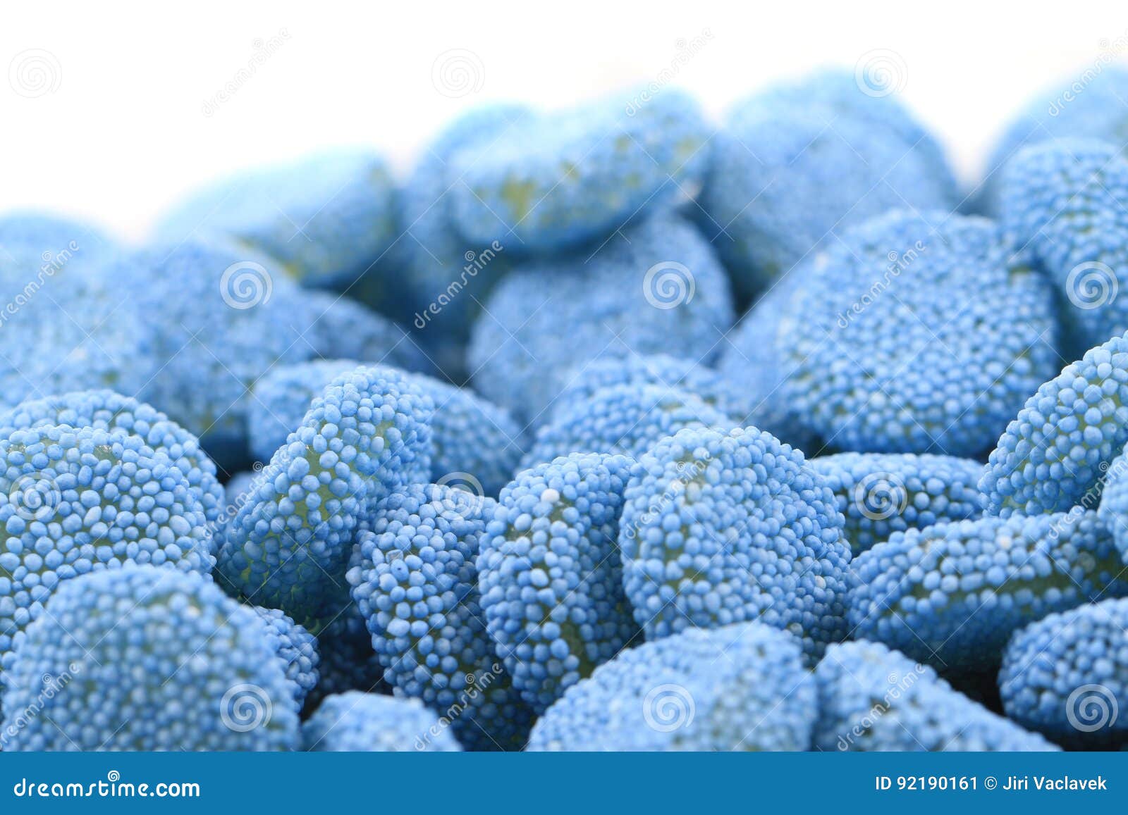 Blue Jelly Gumdrop Sweet Background Stock Image - Image of sweet ...