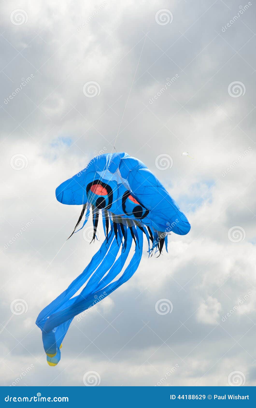 Blue Jellyfish Novelty Kite Stock Image - Image of kite, kites: 44188629