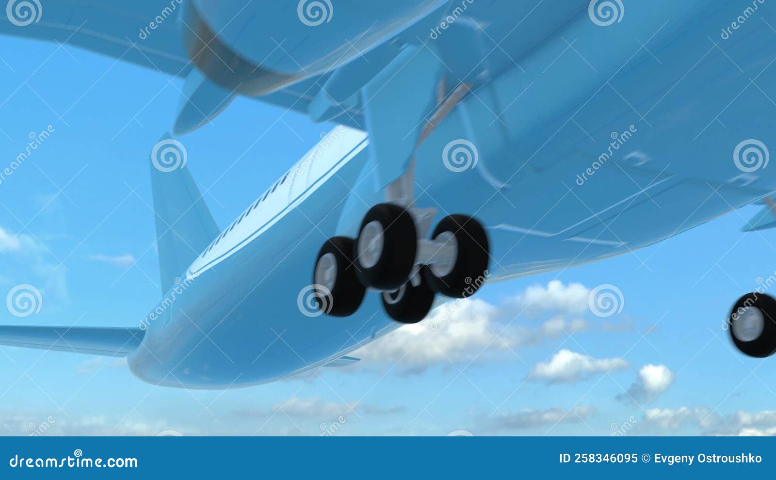 Jet plane in the sky stock video. Video of transportation - 258346095