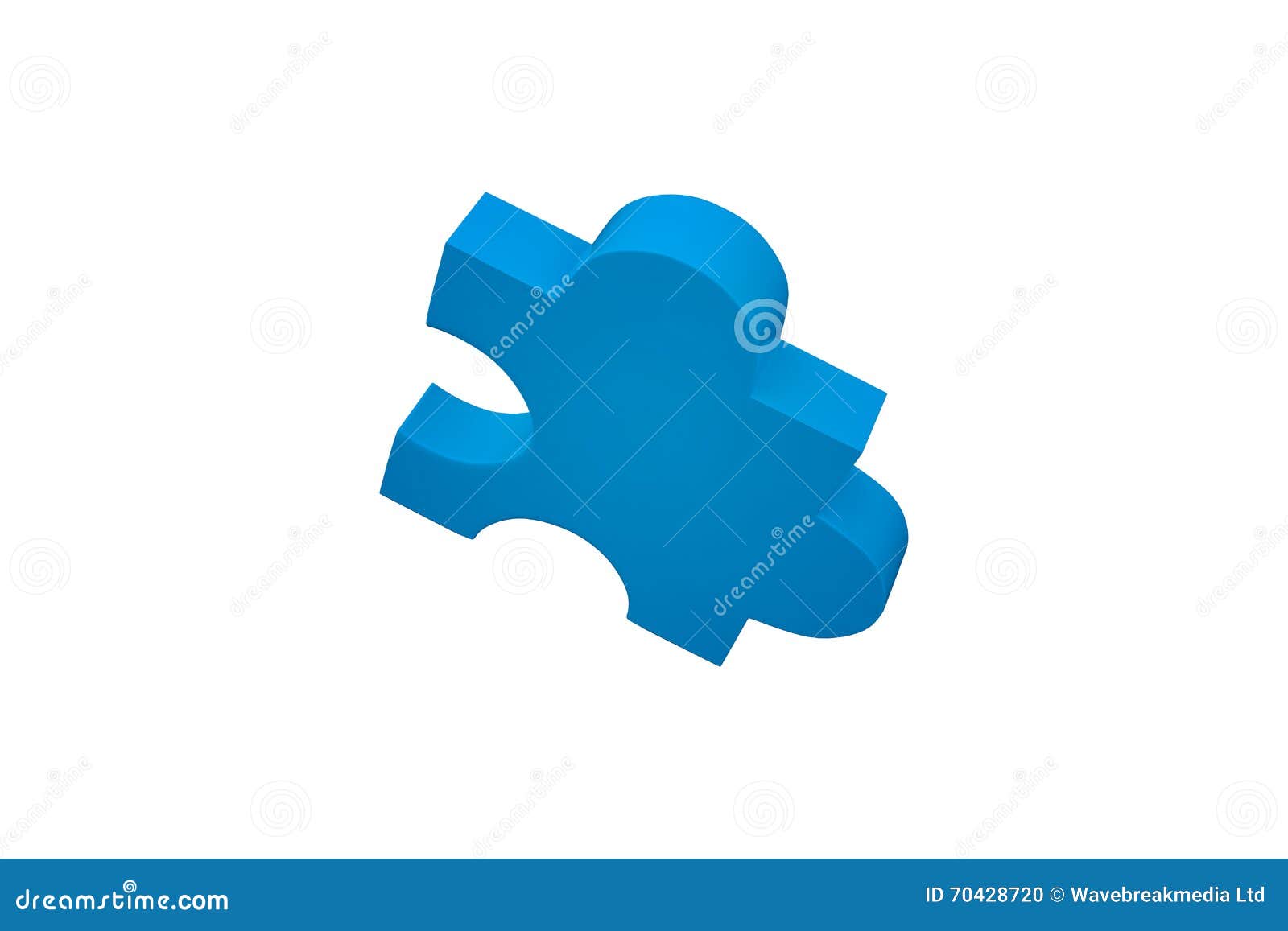 Blue jigsaw stock illustration. Illustration of computer - 70428720