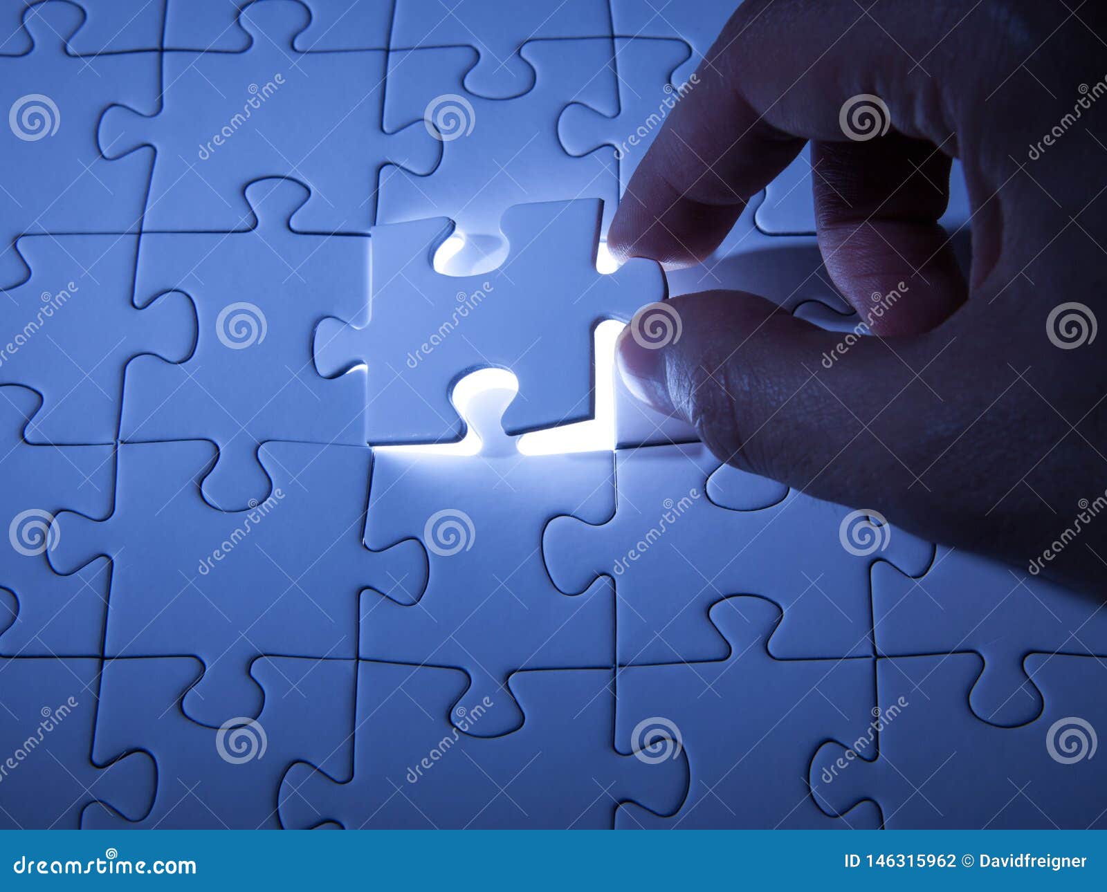 Blue Jigsaw Puzzle. Business Solutions, Solving Problems,science ...