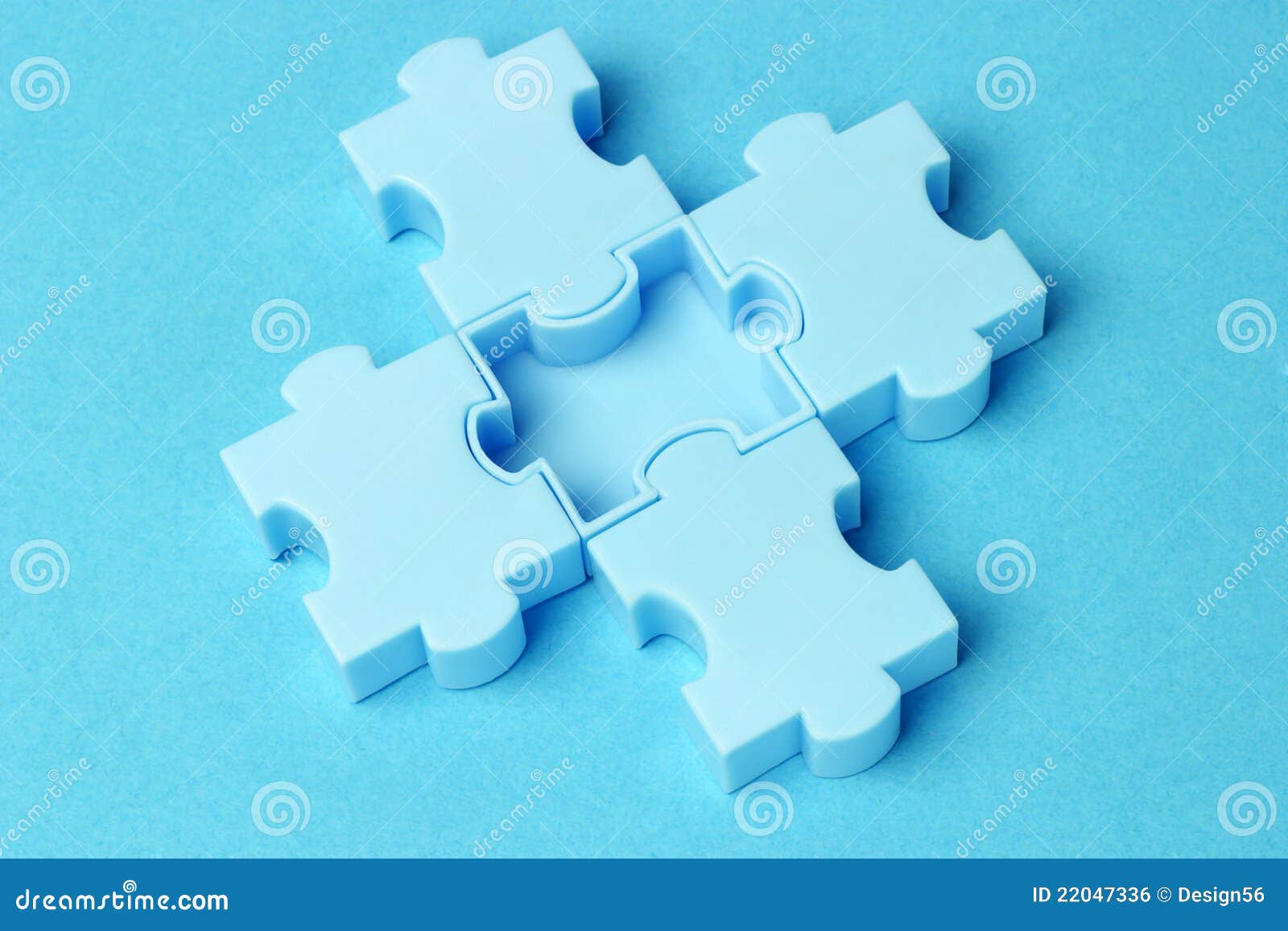 Blue jigsaw puzzles stock photo. Image of close, jigsaw - 22047336