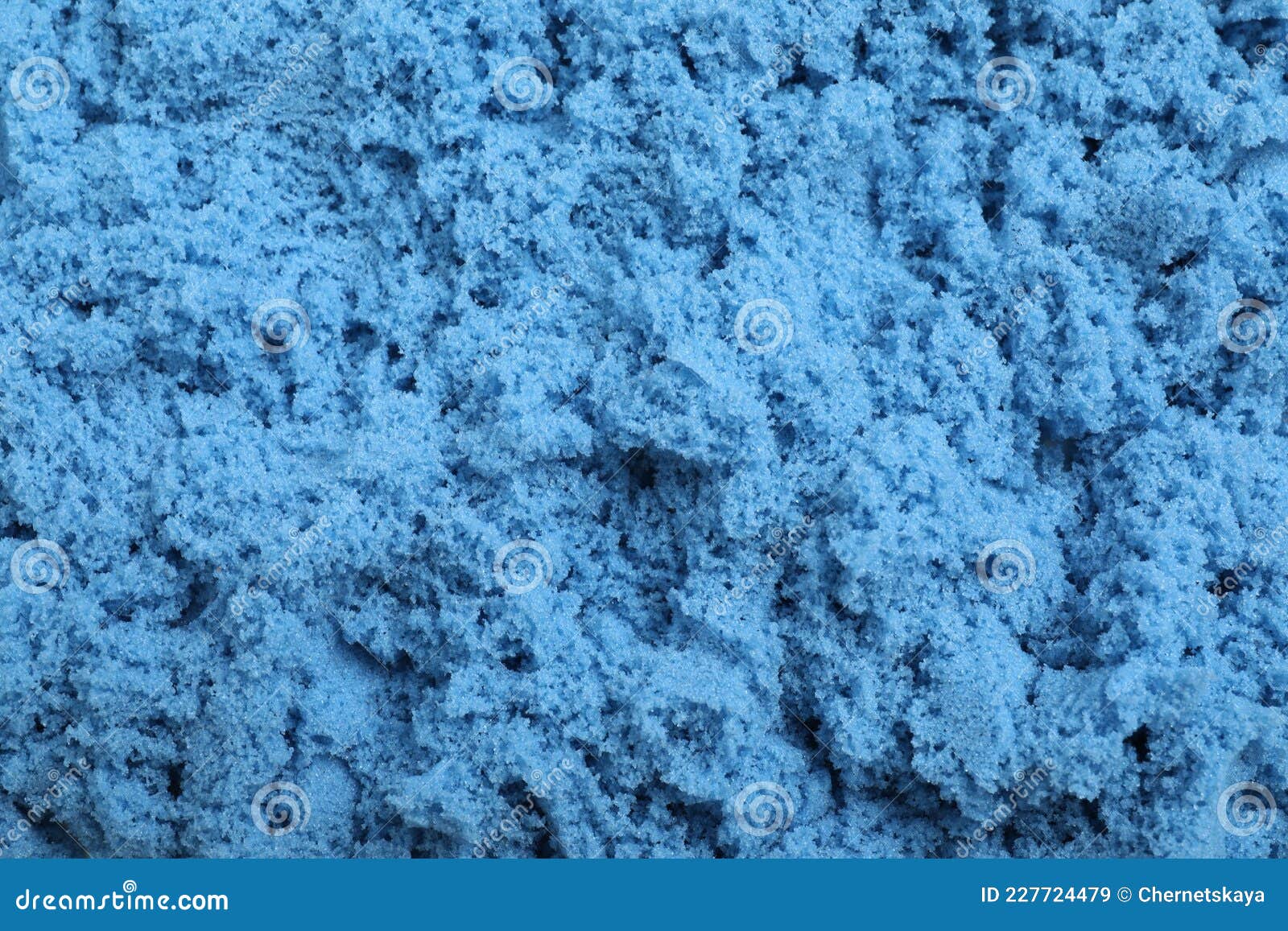 Blue Kinetic Sand As Background, Closeup View Stock Image - Image of ...