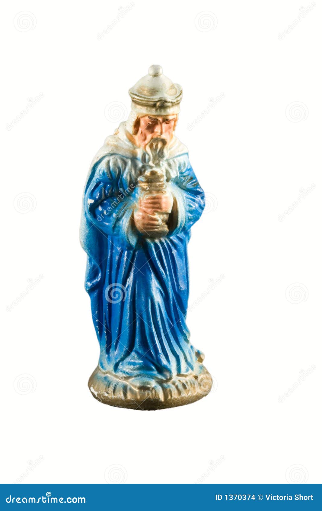Blue king alpha stock photo. Image of holiday, figurine - 1370374