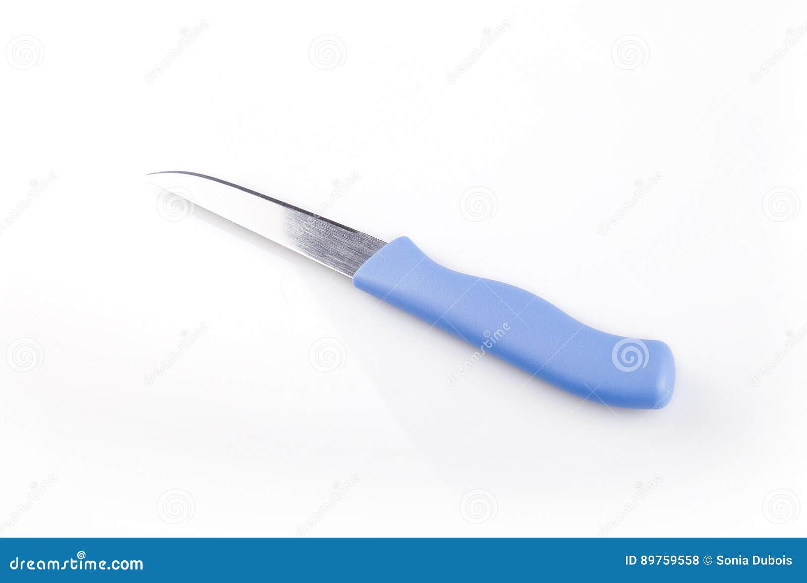 Blue kitchen knife stock photo. Image of background, surface - 89759558