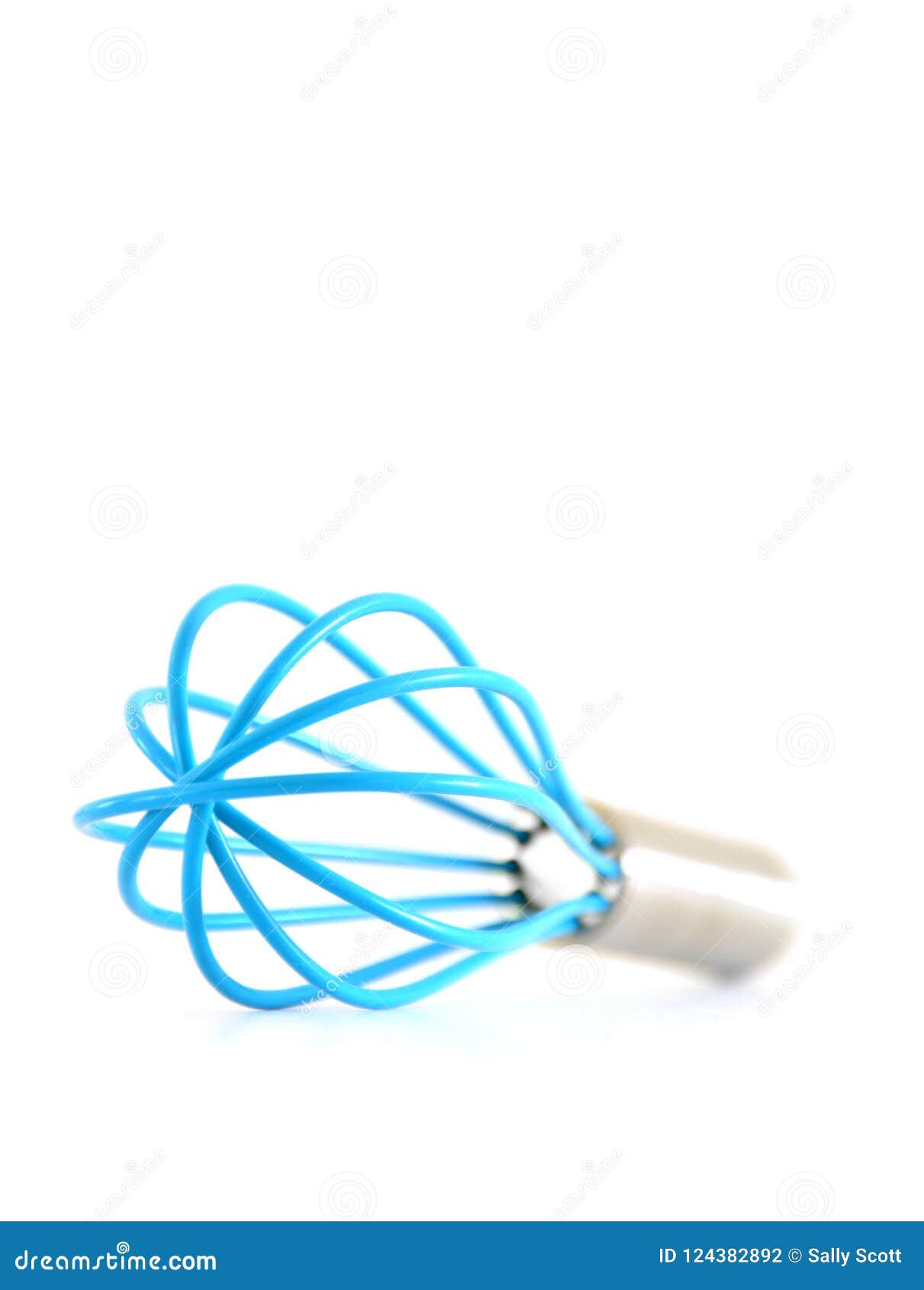 Blue Kitchen Whisk Front View Stock Photo - Image of vertical, view ...