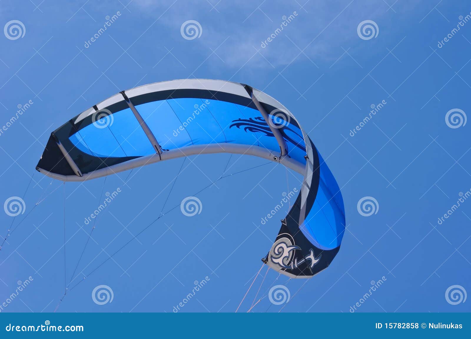 Blue kite stock photo. Image of breeze, kiting, recreation - 15782858