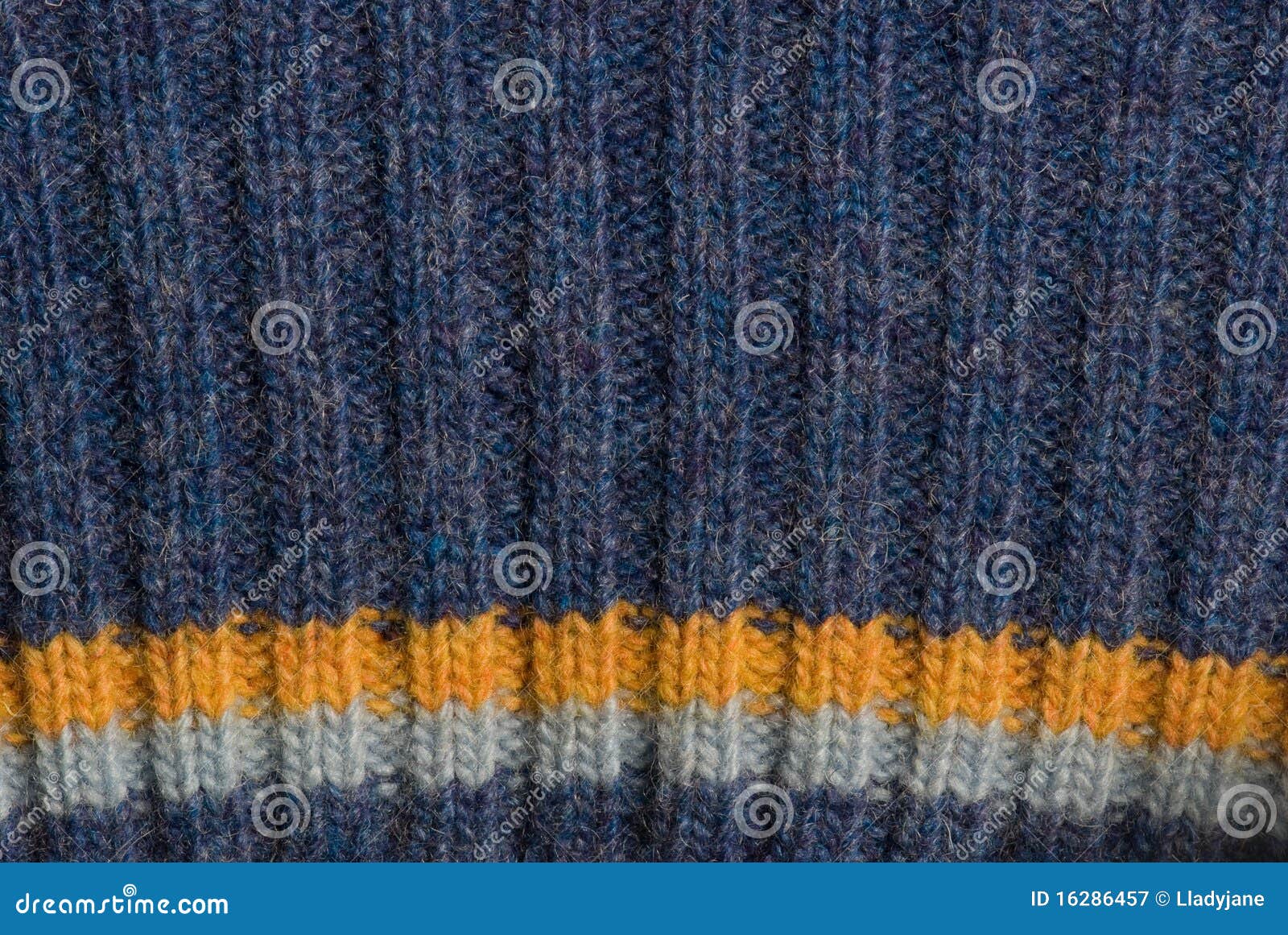 Blue Knitted Sweater Texture Stock Image - Image of orange, canvas ...