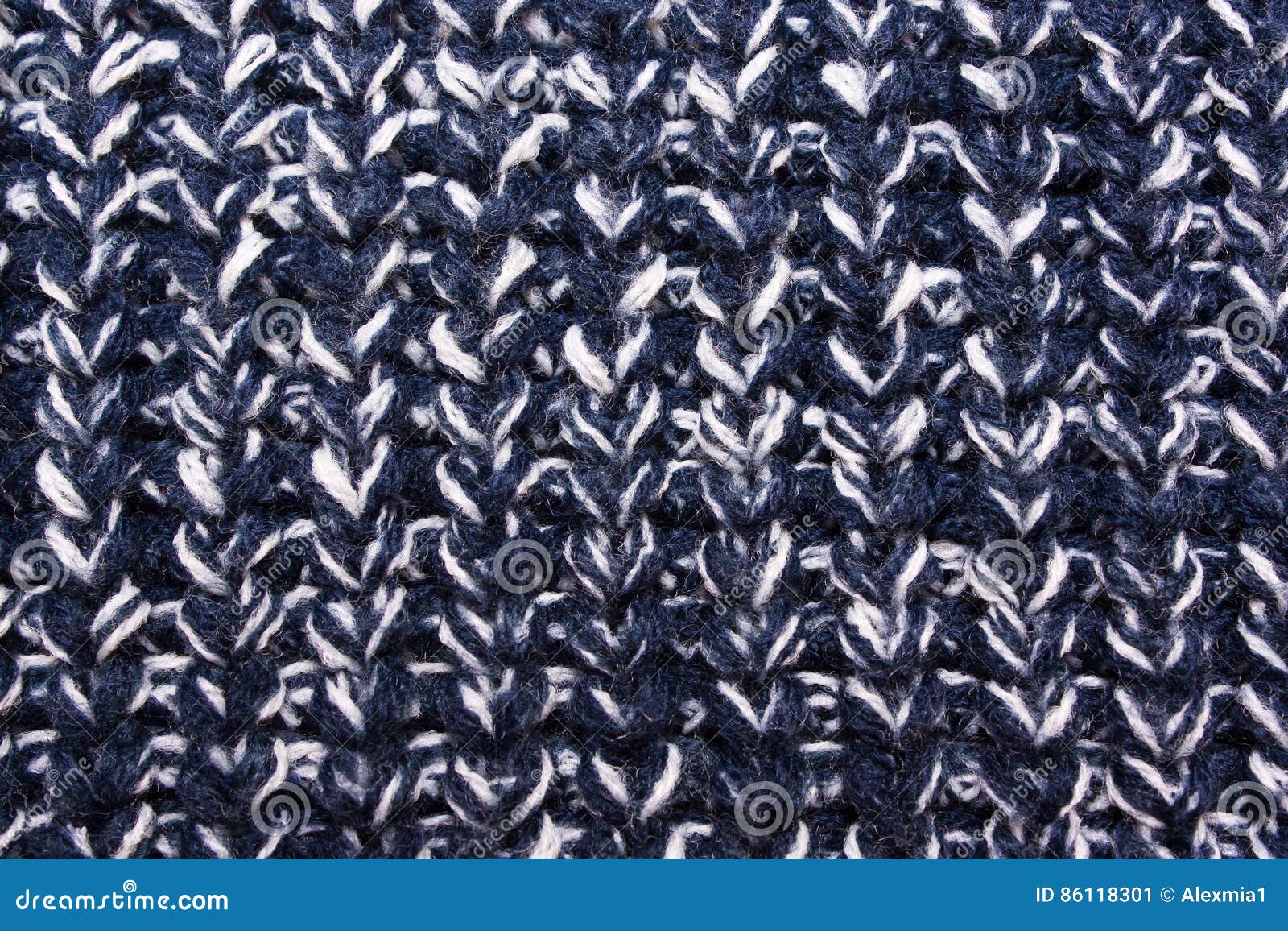 Blue knitted texture. stock image. Image of rustic, woolen - 86118301