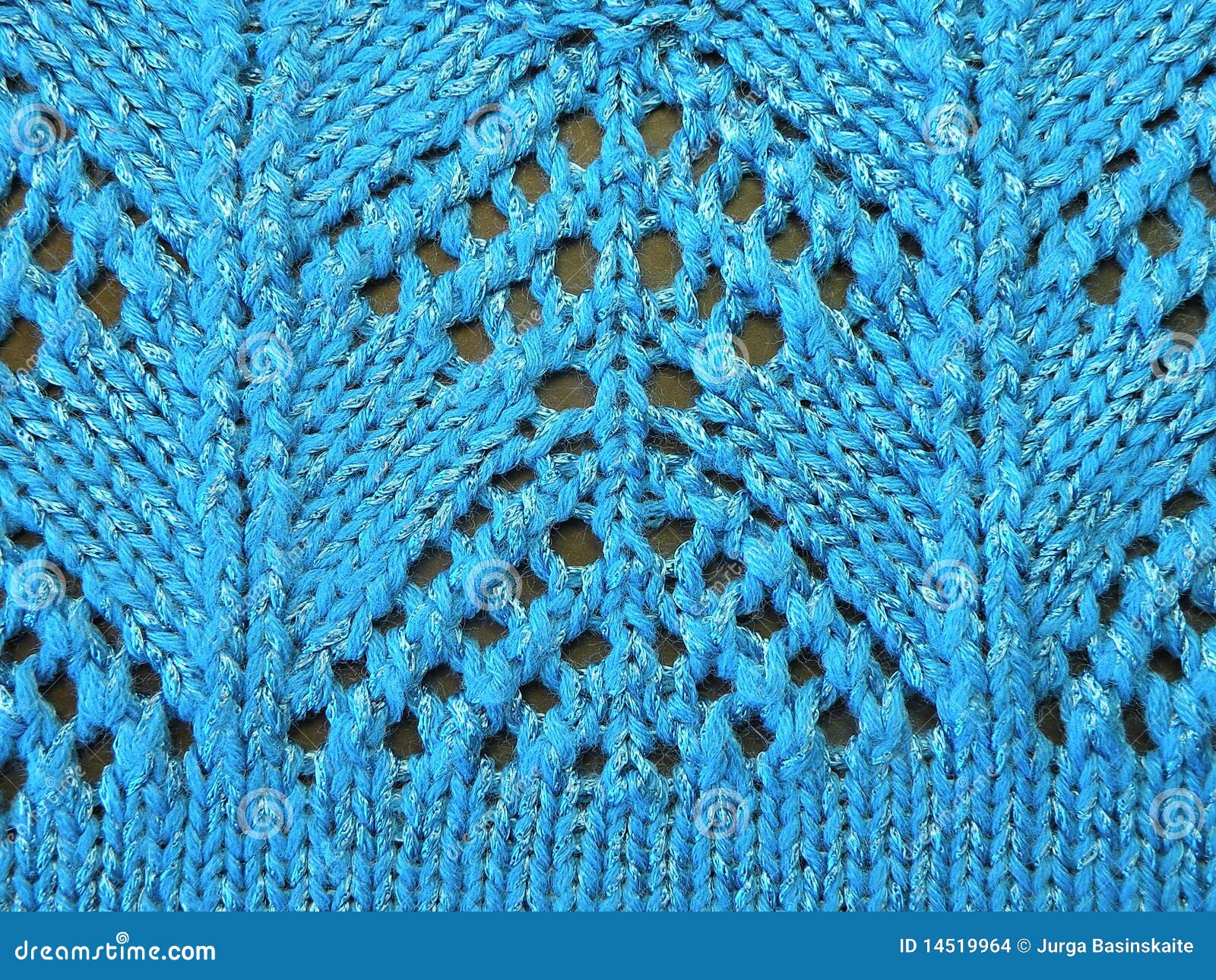 Blue knitting stock photo. Image of decorative, create - 14519964