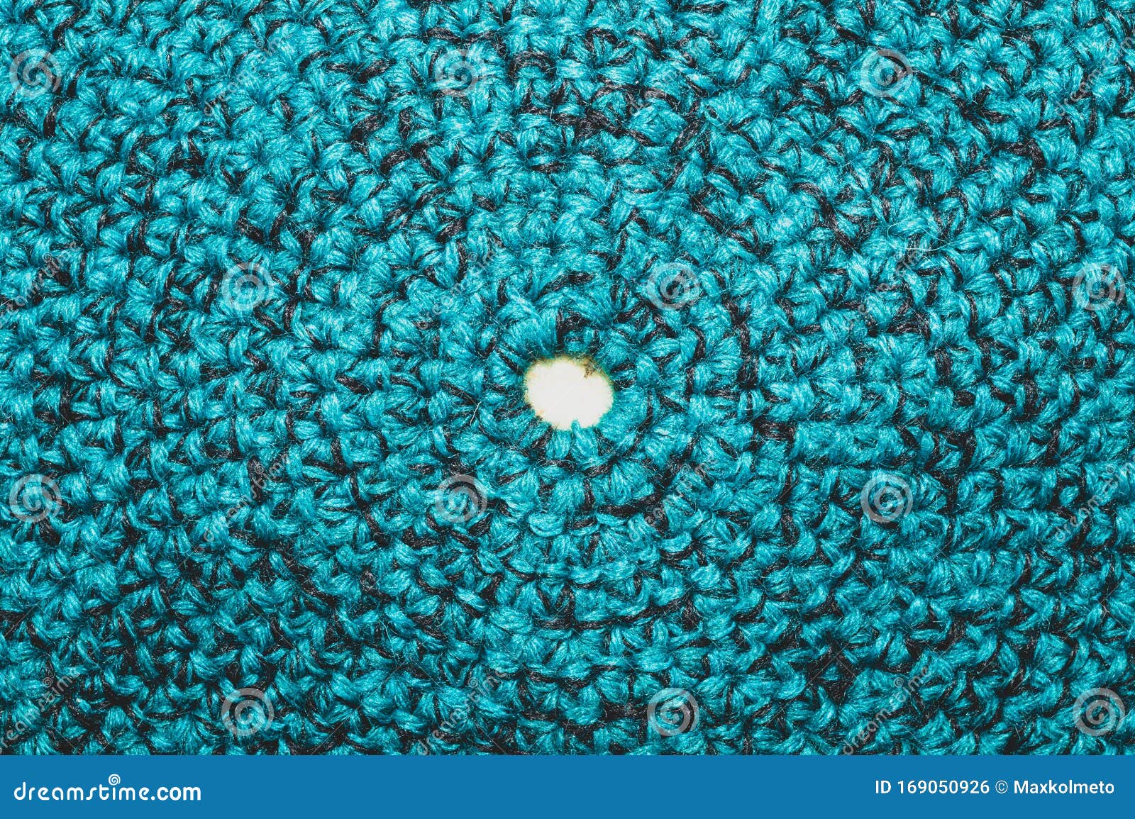 Blue Knitting Wool Texture Background Stock Photo - Image of closeup ...