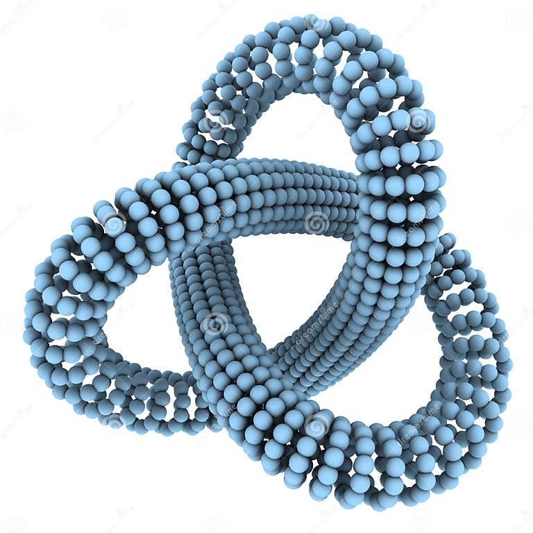 Blue knot stock illustration. Illustration of element - 4239836