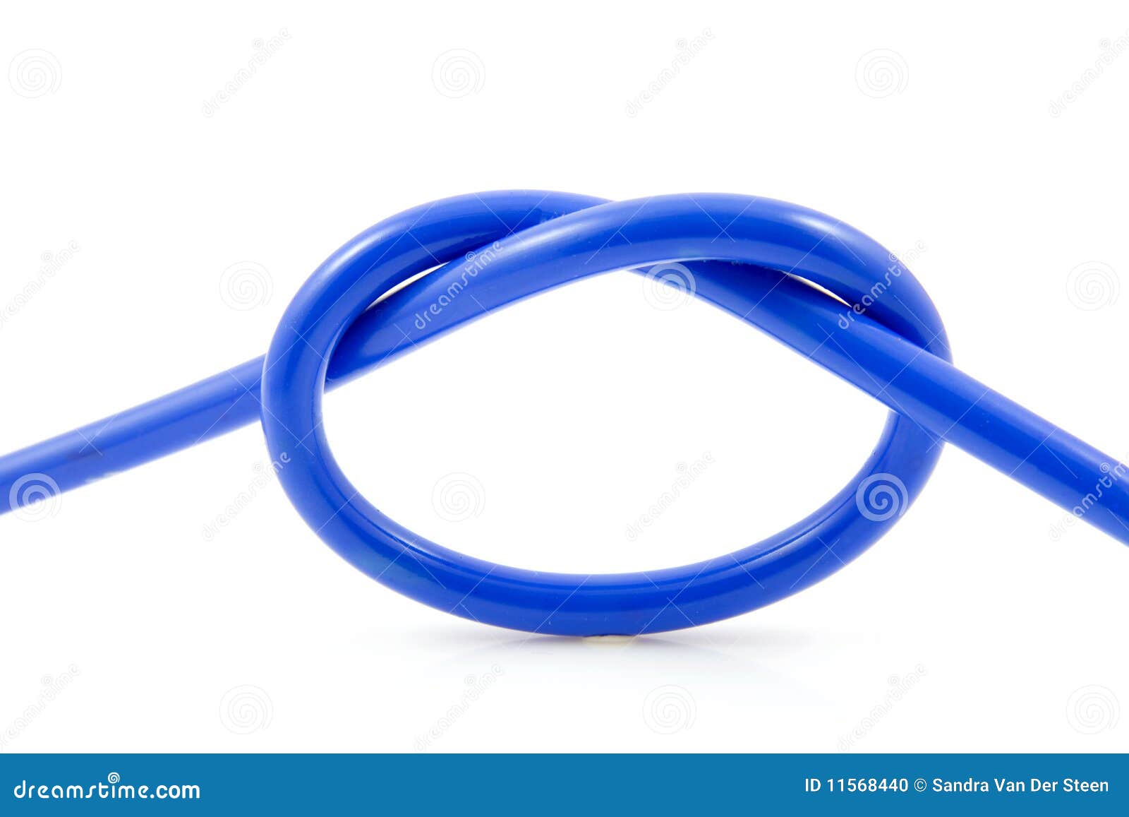 Blue knot in closeup stock photo. Image of blue, pencils - 11568440