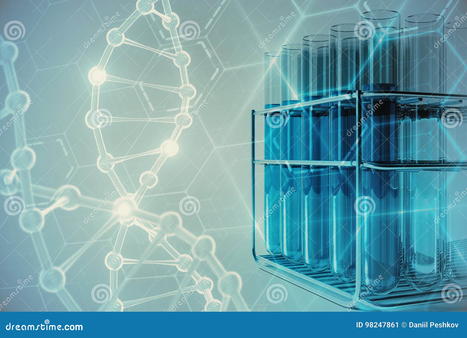 Blue lab research backdrop stock illustration. Illustration of ...