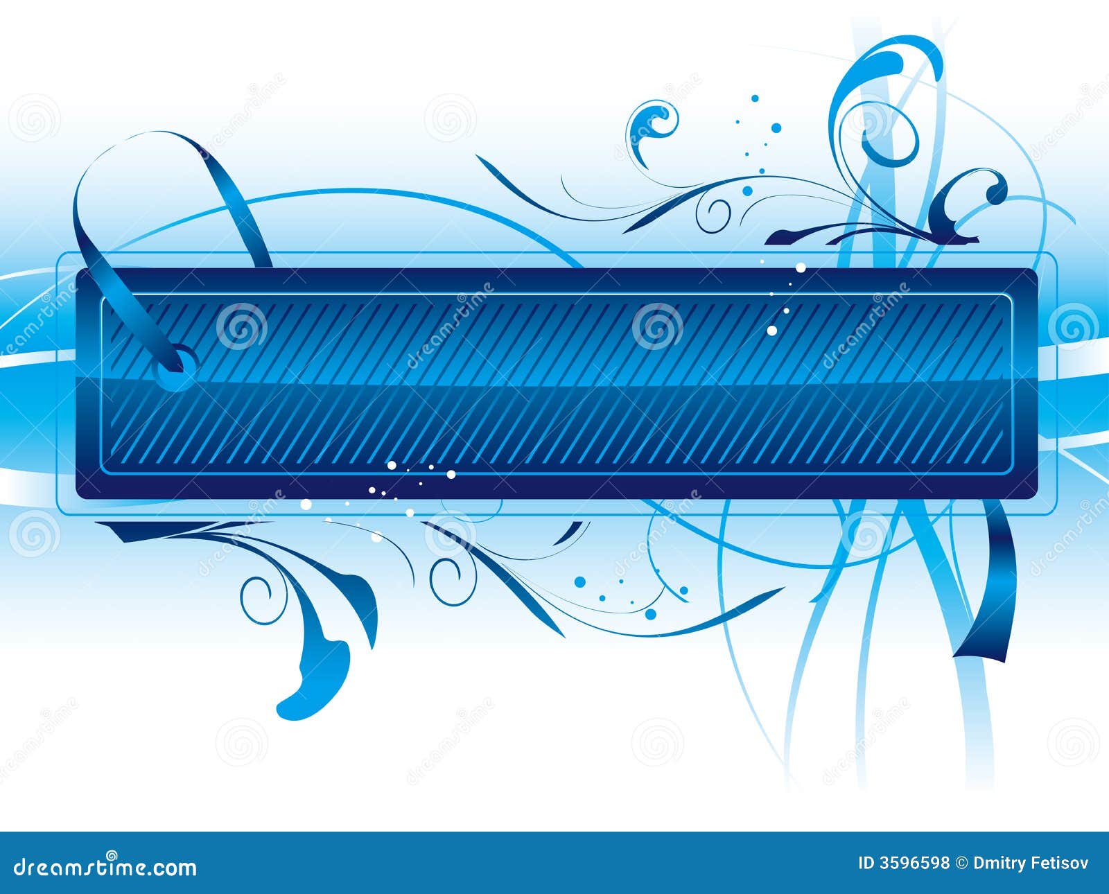 Blue label stock vector. Illustration of effects, curve - 3596598