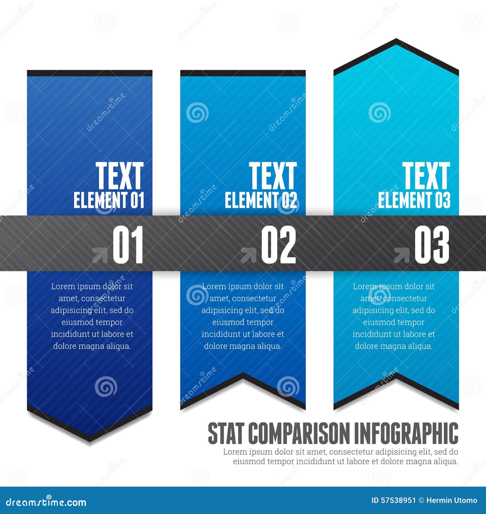 Blue Label Infographic stock vector. Illustration of color - 57538951