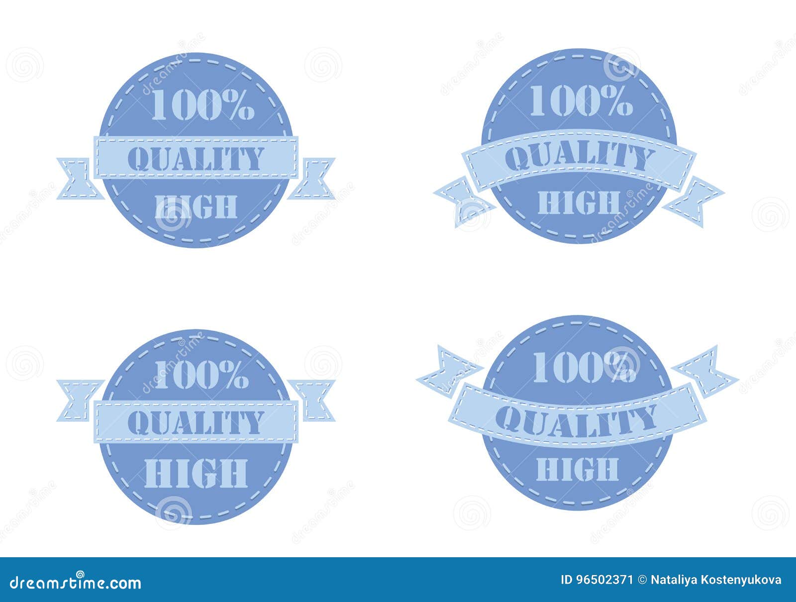 Blue labels high quality stock vector. Illustration of sticker - 96502371