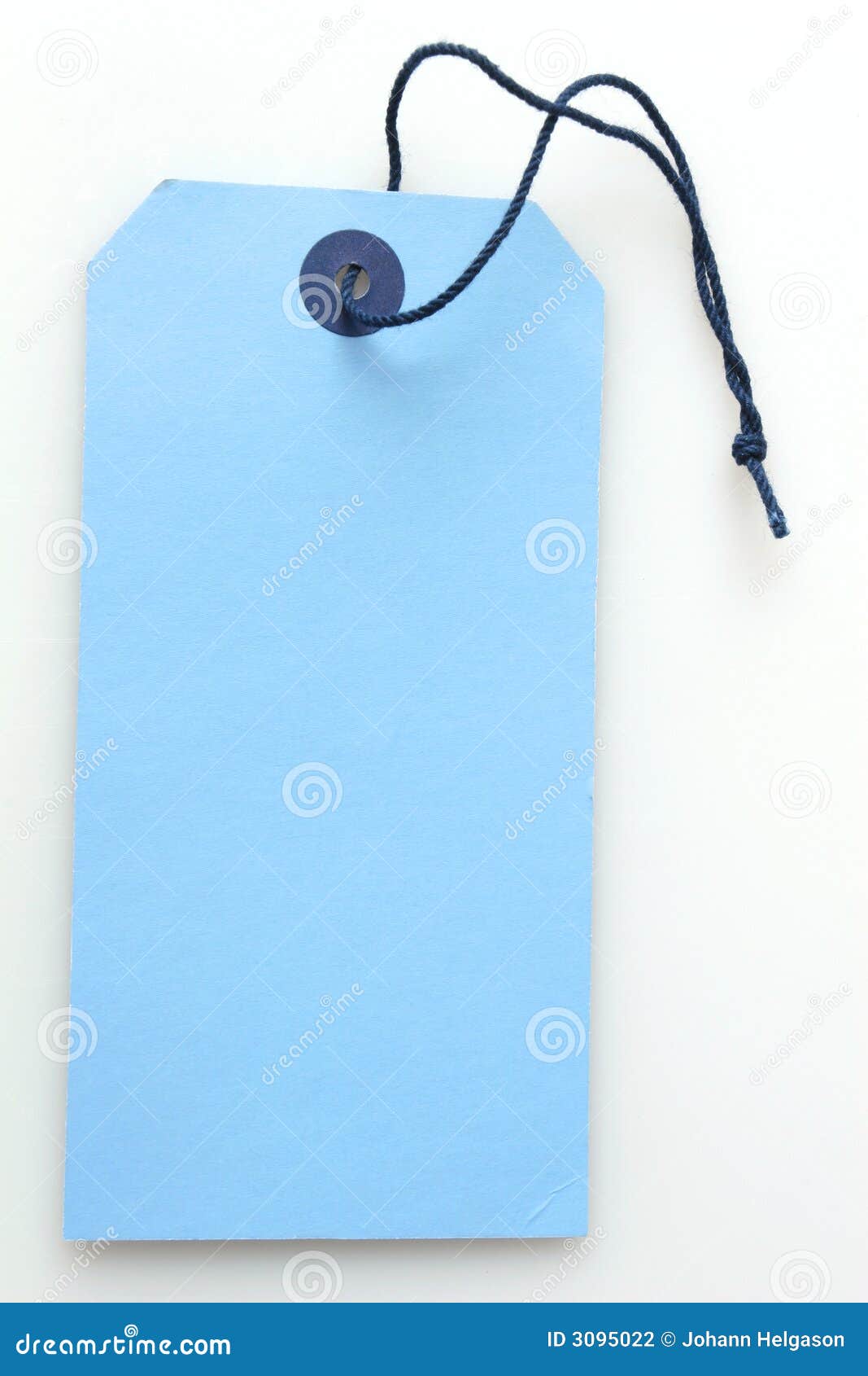 Blue labeltag stock photo. Image of blank, store, clean - 3095022