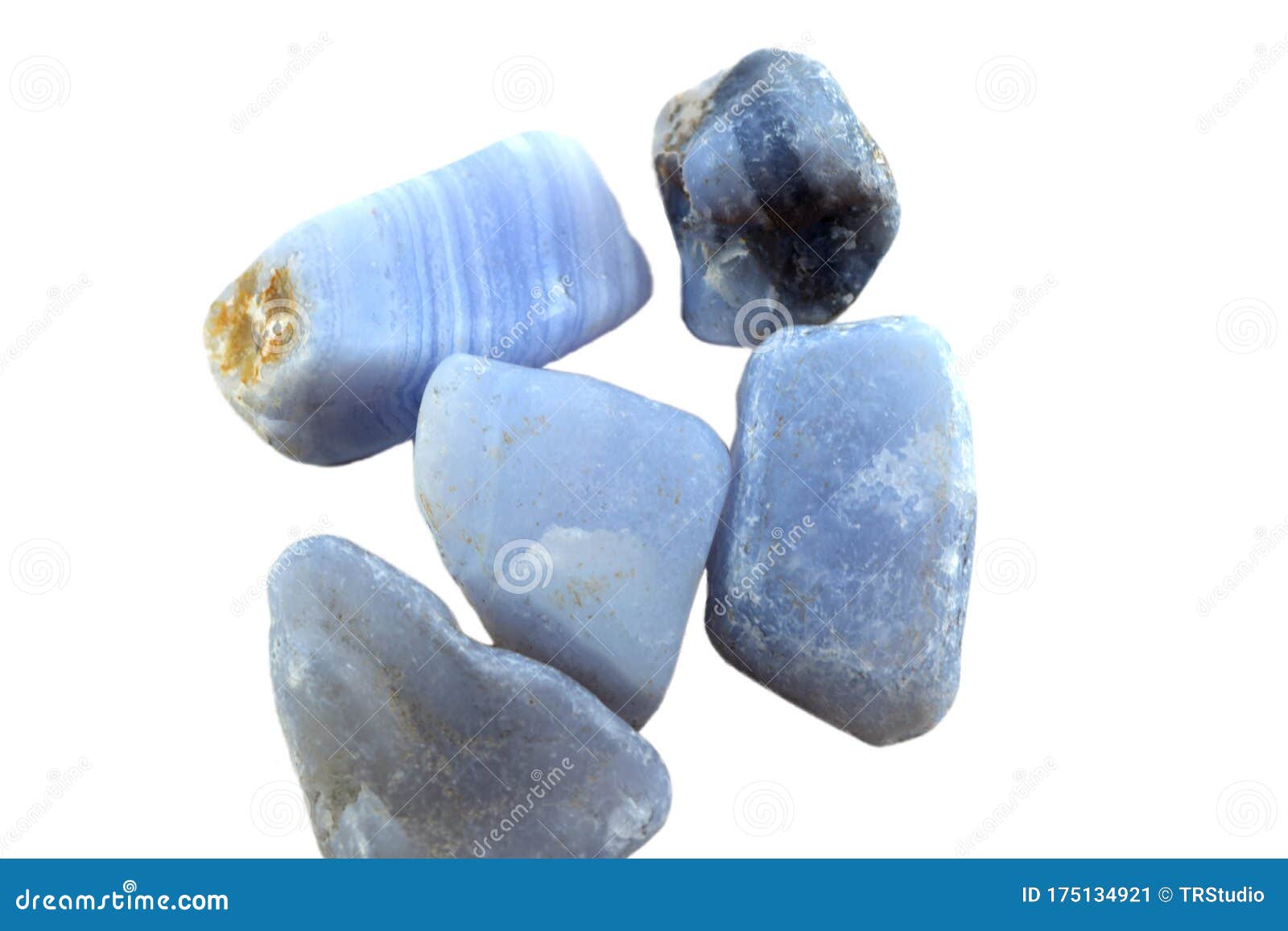 Blue Lace Agate Lot stock image. Image of gemstone, agate - 175134921