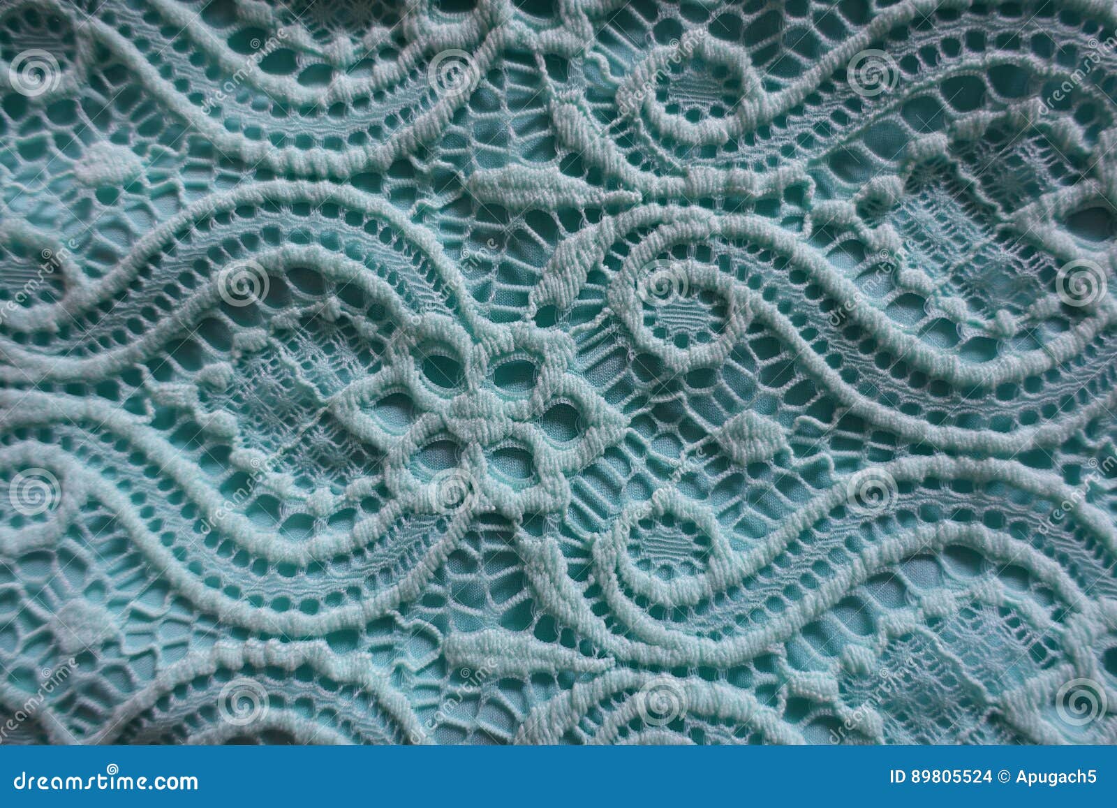 Blue lace fabric stock photo. Image of pattern, cloth - 89805524